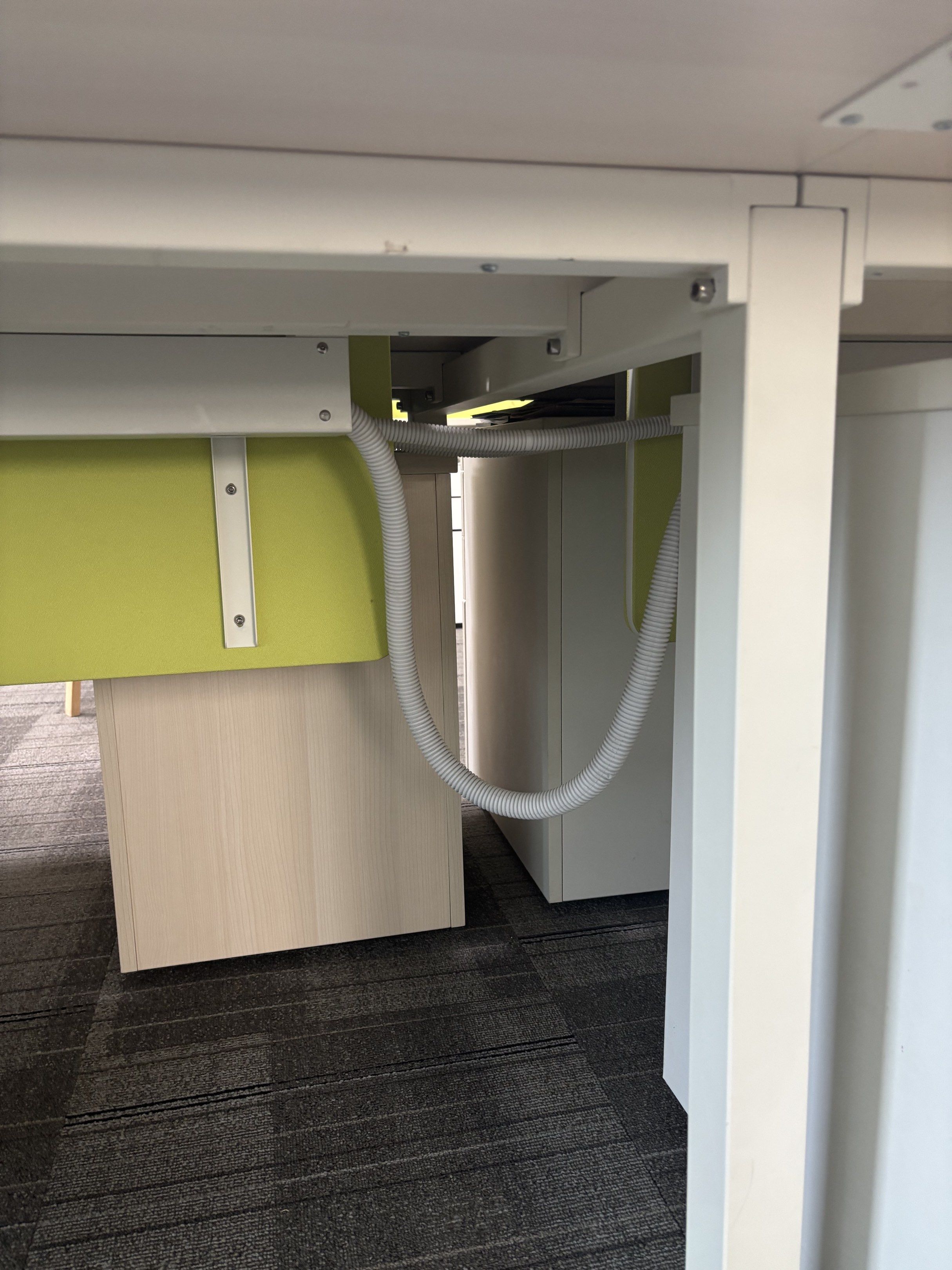 Office Desk with Power Outlets, Furniture & Home Living, Furniture ...