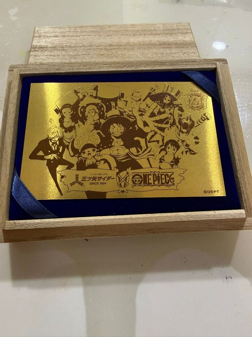 One Piece 15th Anniversary Limited Edition 200 24k Pure Gold Card ...