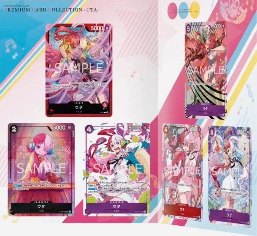 One Piece Card Game Premium Card Collection UTA 6 Card Include ...