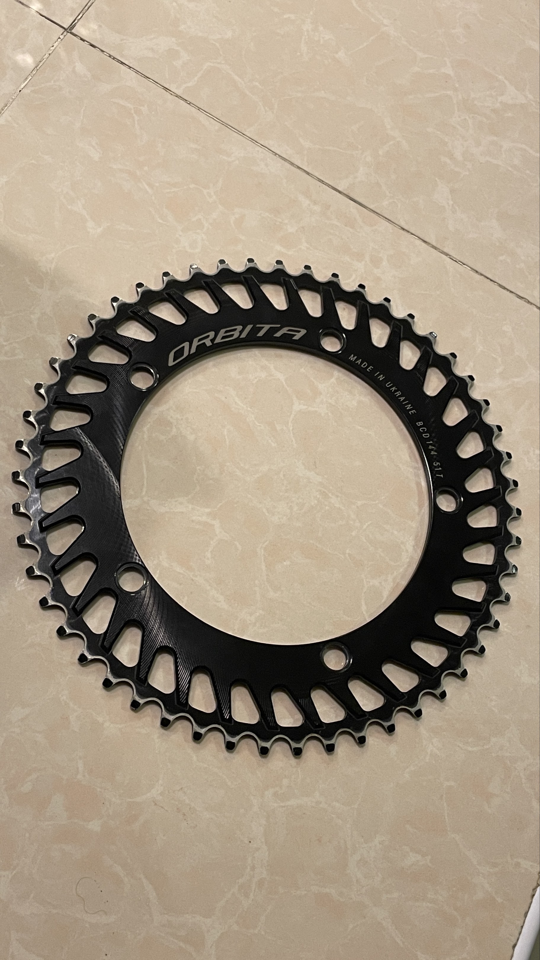 Orbita Turbine 51T Track chainring fixie fixed gear, Sports Equipment ...