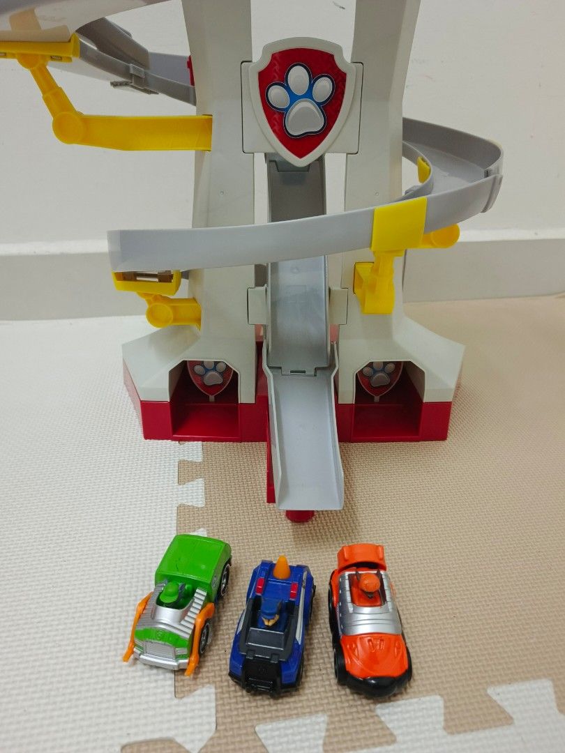 Paw Patrol Lookout Tower Playset with 3 Diecast, Hobbies & Toys, Toys ...