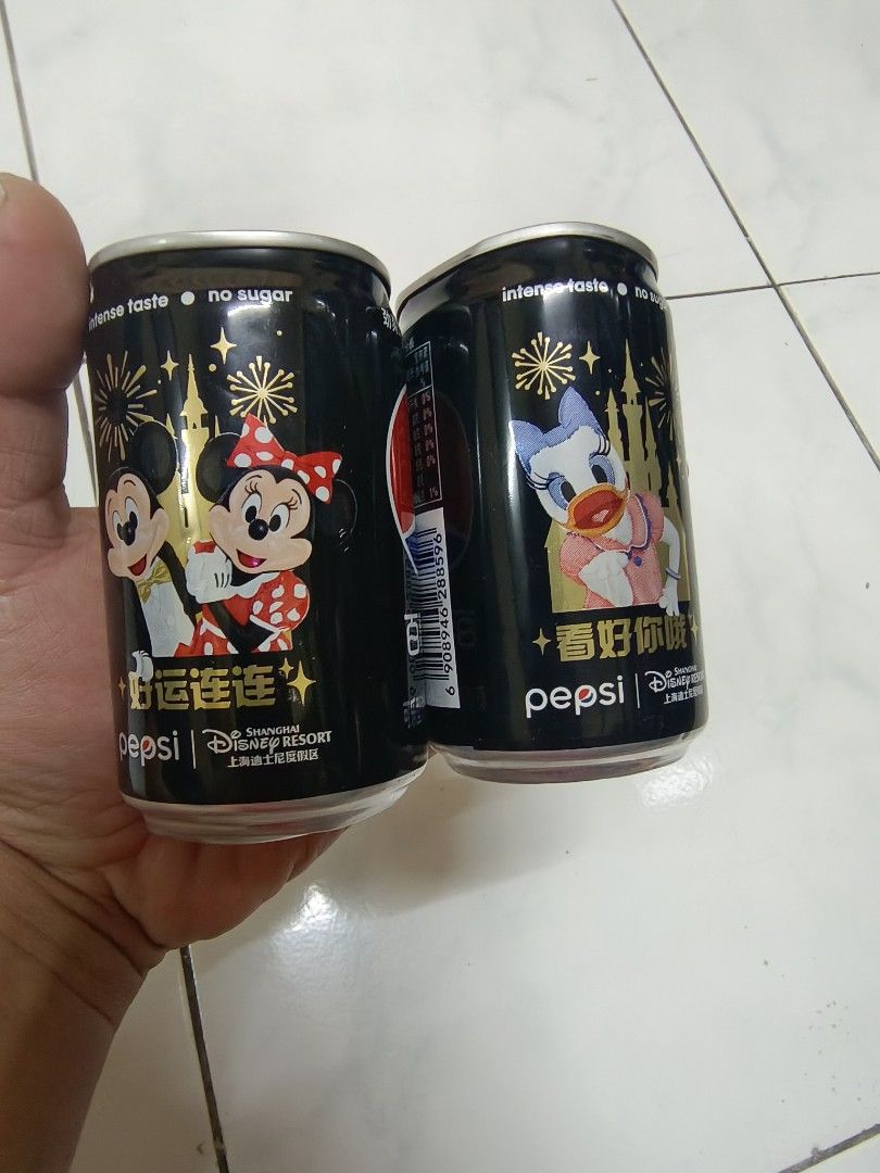 Pepsi Zero Sugar Disney Edition Cans, Hobbies & Toys, Collectibles ...