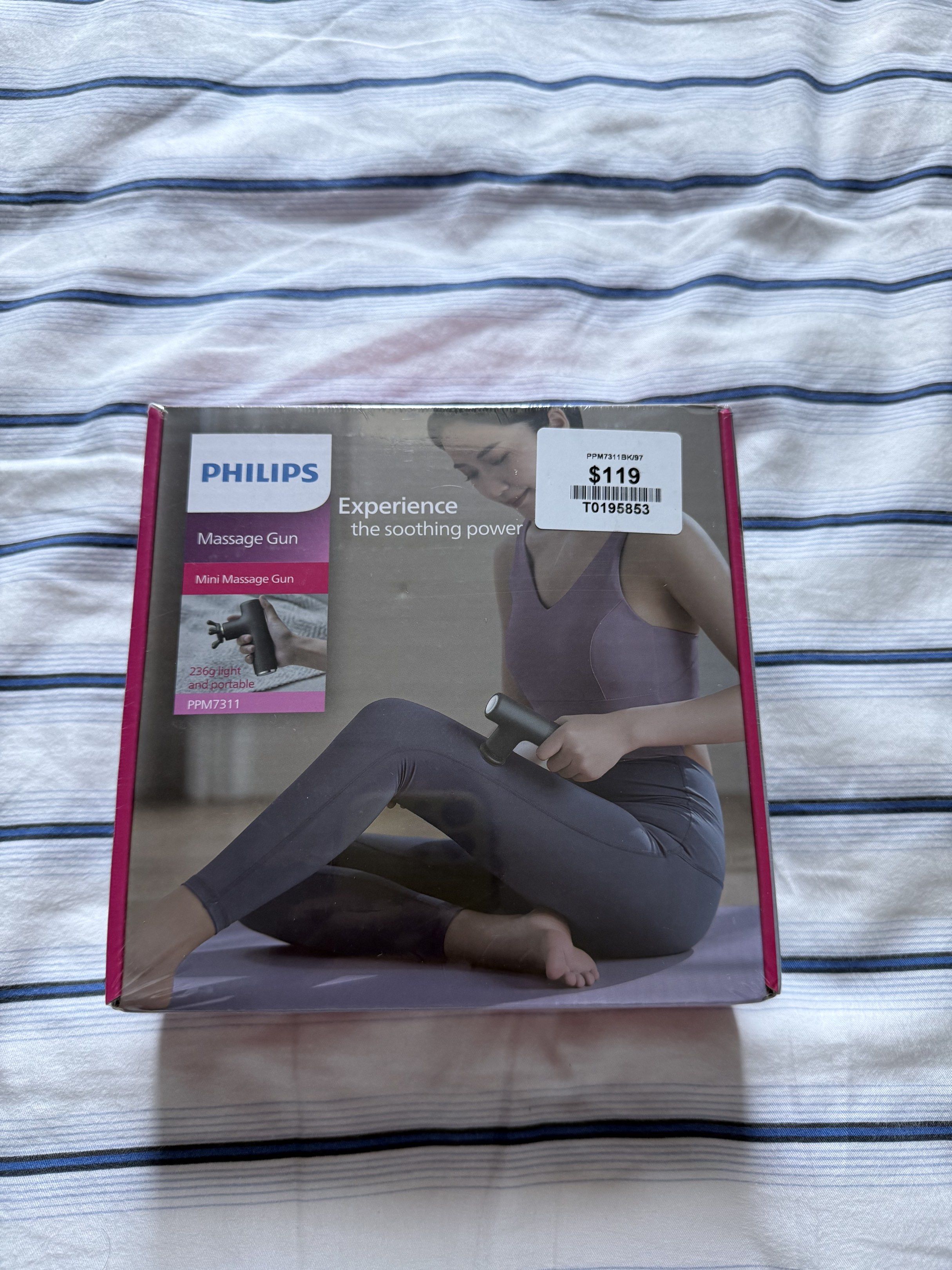 Philips Mini Massage Gun PPM7311 - Brand New, Health & Nutrition ...