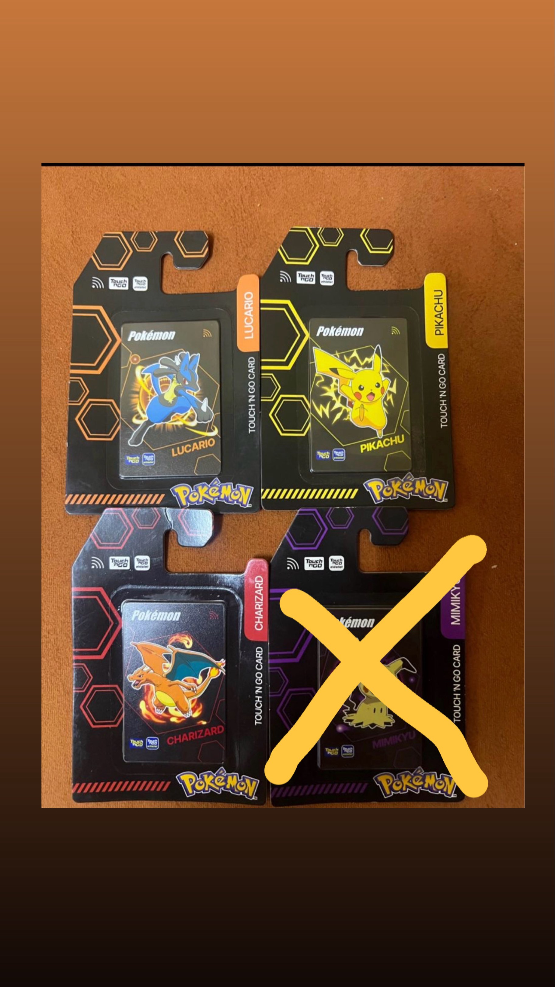 Pokemon Touch N Go Card - Lucario, Pikachu, Charizard, Hobbies & Toys ...