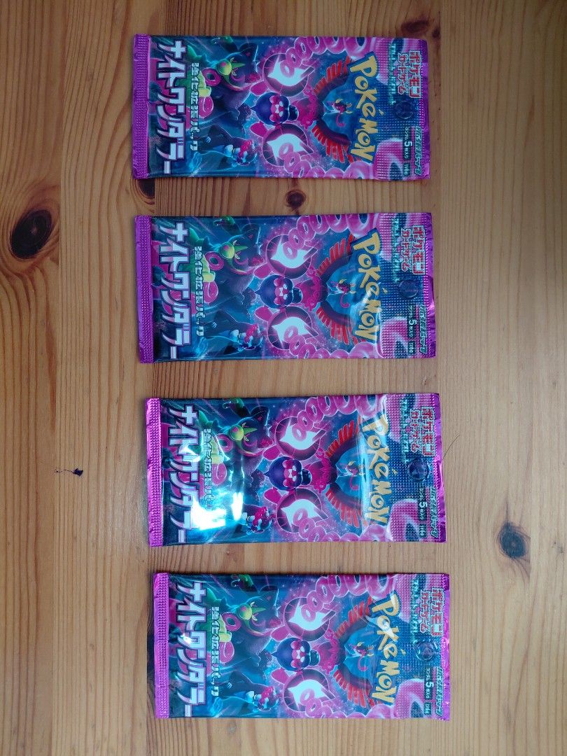 Pokémon TCG Japan Night Wanderer Booster Packs, Hobbies & Toys, Toys ...