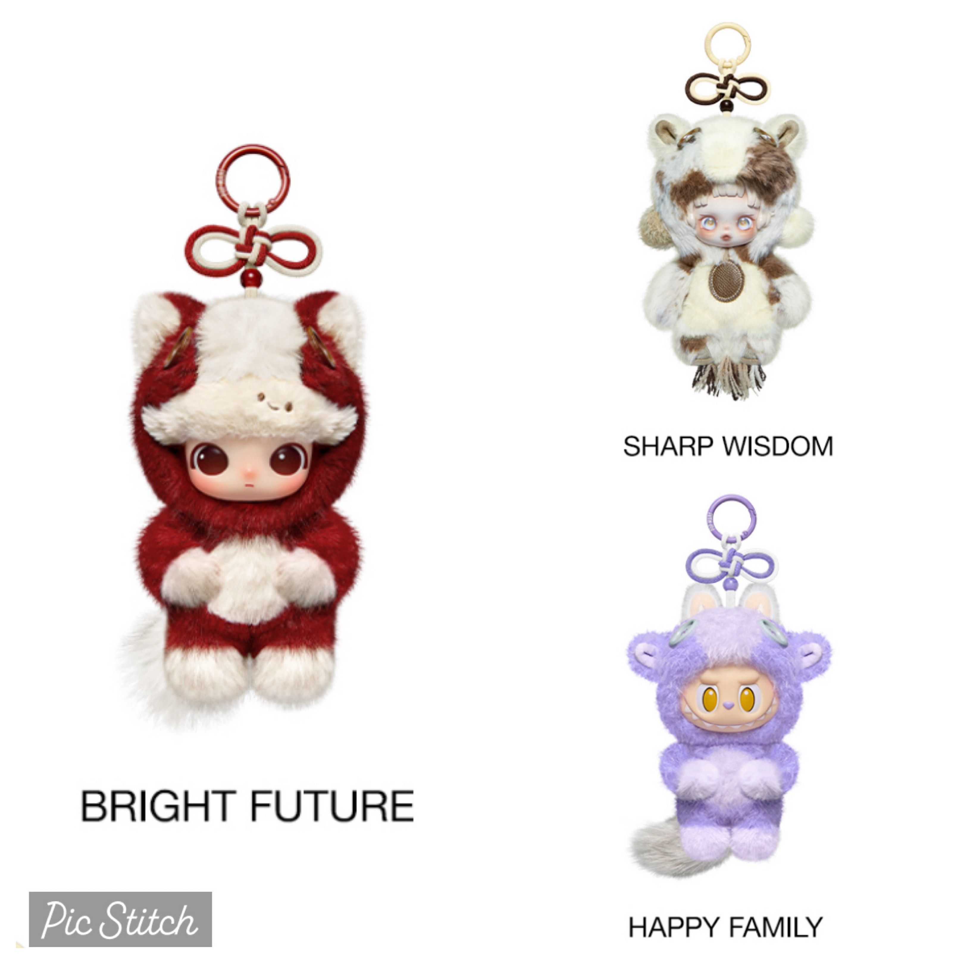 Pop Mart Have a Good Run Series-Vinyl Plush Pendant Set - Dimoo Bright ...