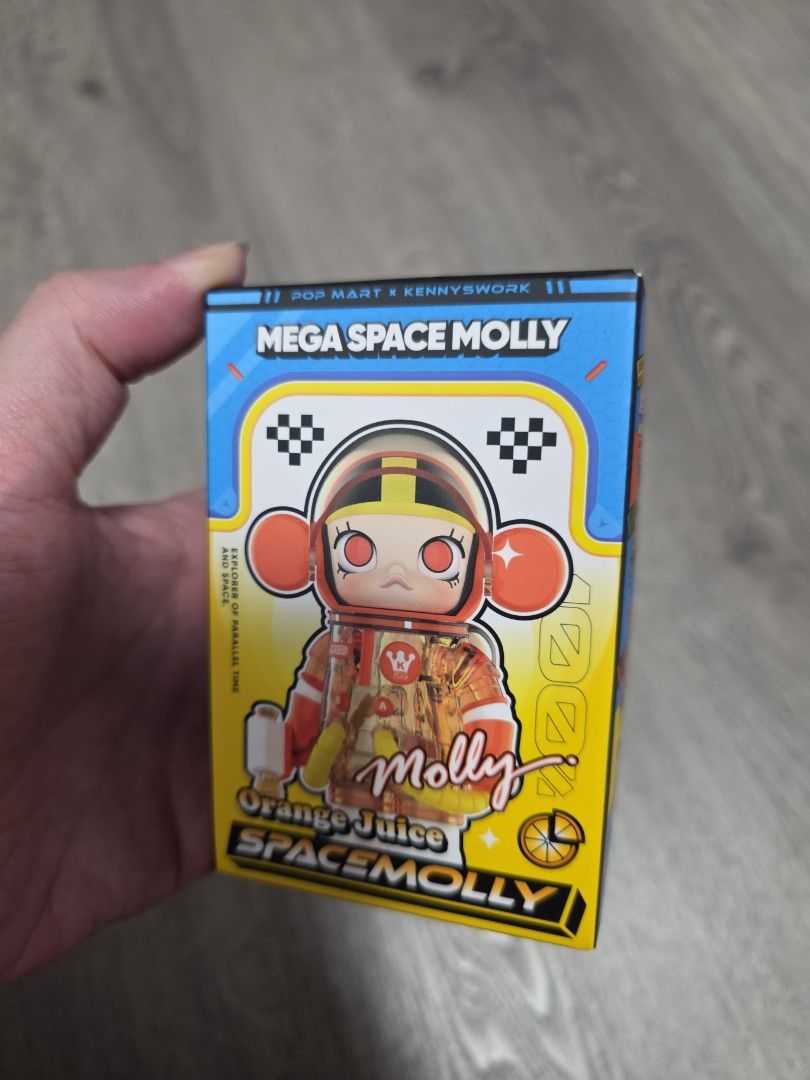 POP MART MEGA SPACE MOLLY Orange Juice Series 4, Hobbies & Toys, Toys ...