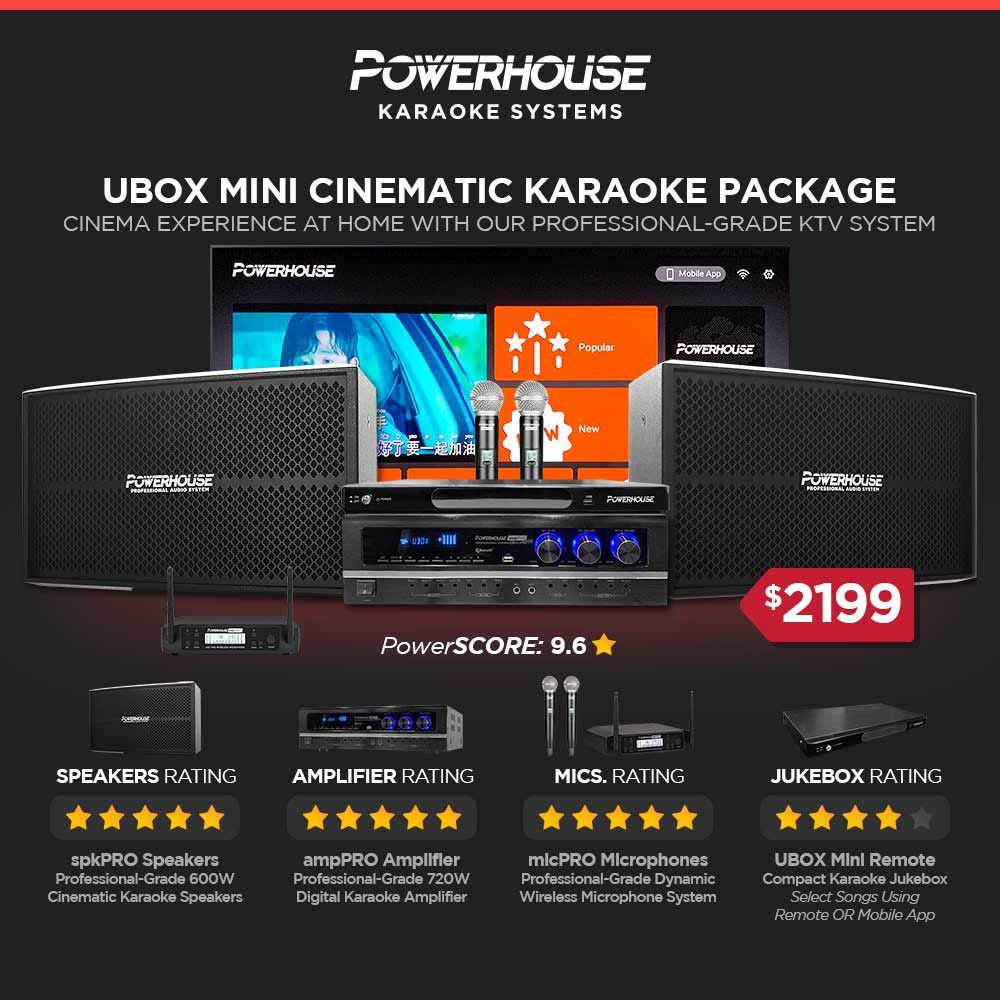 Powerhouse UBOX Mini Cinematic Karaoke System, Audio, Other Audio ...