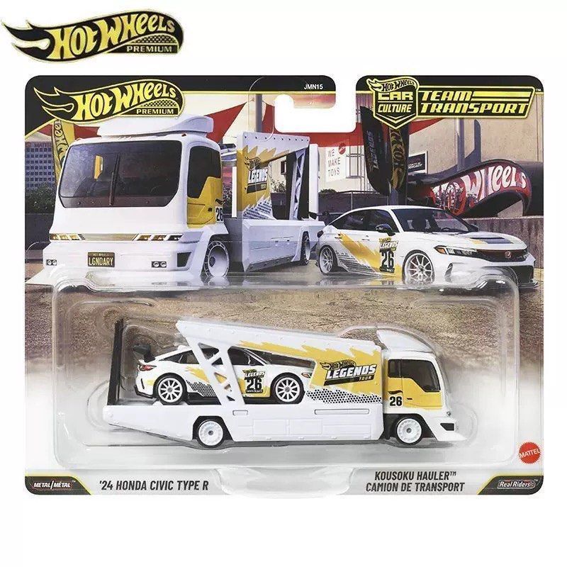 [Pre order] Hot Wheels Car Team Transport 2026 legends tour '24 Honda ...