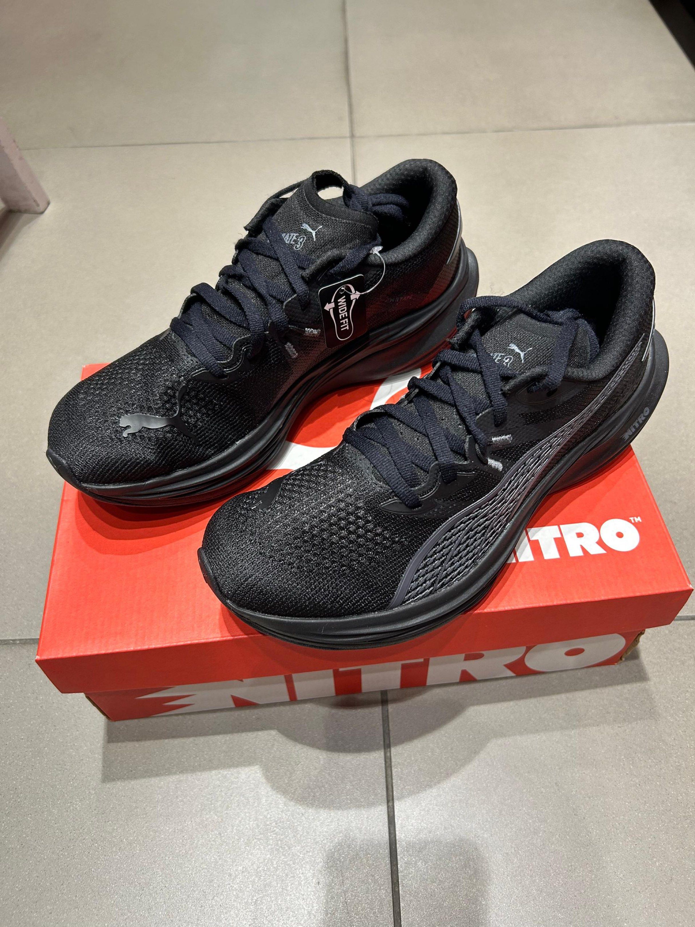 Puma Deviate Nitro ( Triple Black ), Men's Fashion, Footwear, Sneakers ...