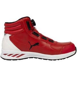 PUMA MEN"S RIDER 2.0 Red & Black DISC MID COMPOSITE TOE SAFETY SHOES ...