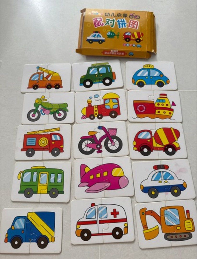 Puzzles, dupe lego, wooden train, Hobbies & Toys, Toys & Games on Carousell