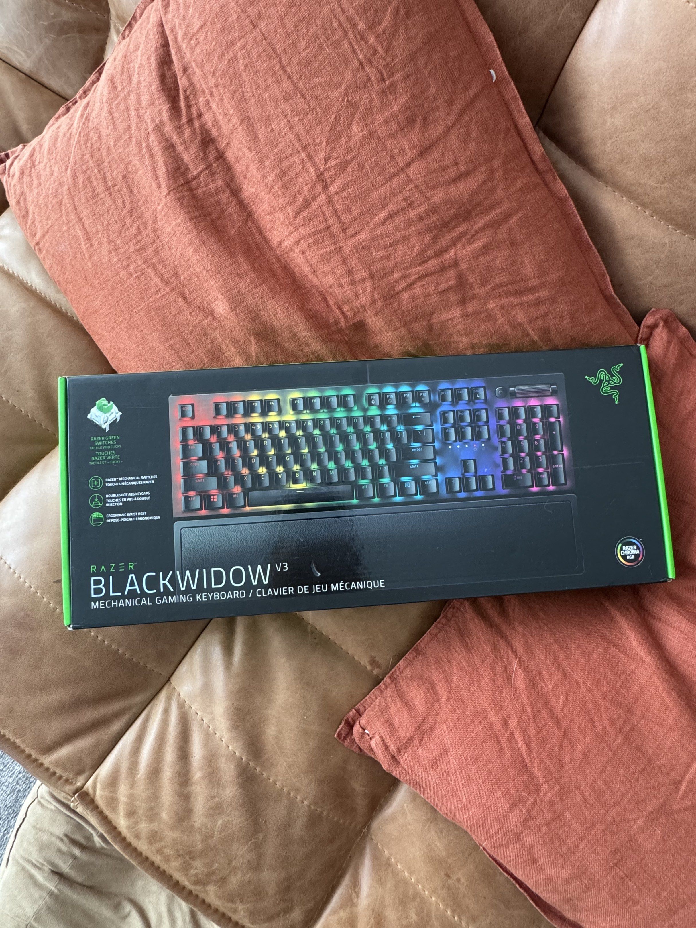 Razer BlackWidow V3 Mechanical Gaming Keyboard, Computers & Tech, Parts ...