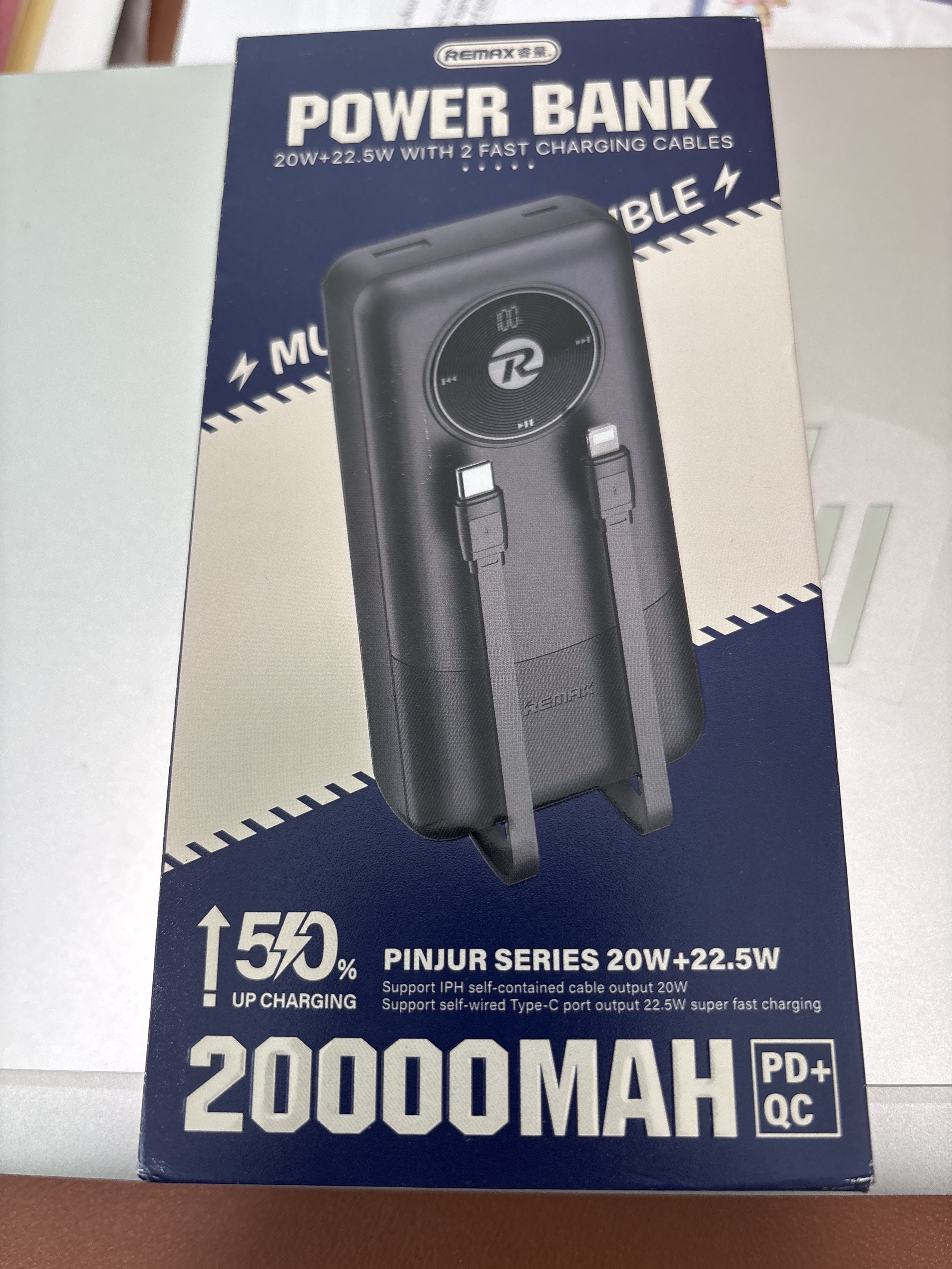 Remax Pinjur Series 20000mAh Power Bank, Mobile Phones & Gadgets ...