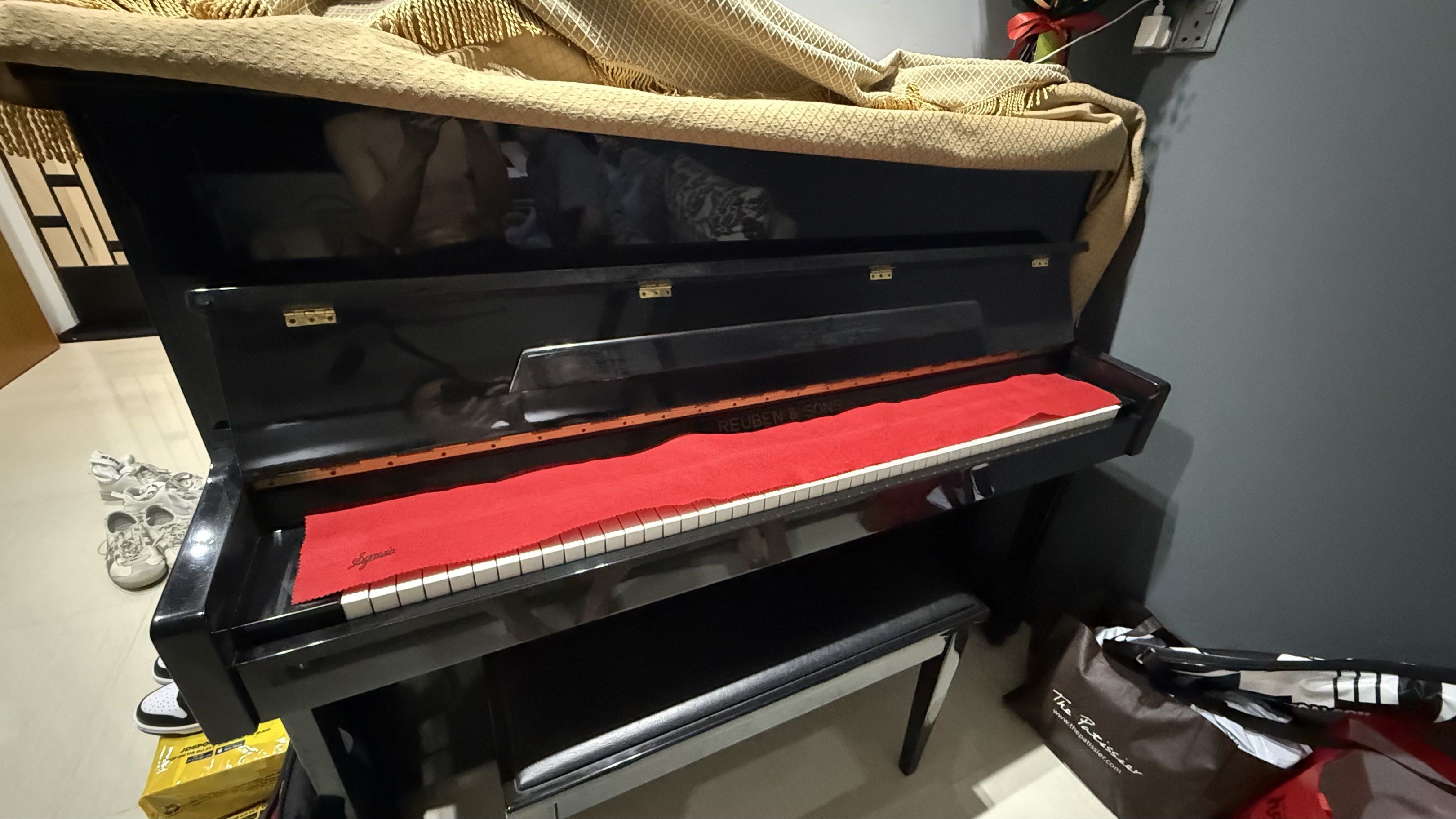 Reuben & Sons Upright Piano, Hobbies & Toys, Musical Instruments on ...