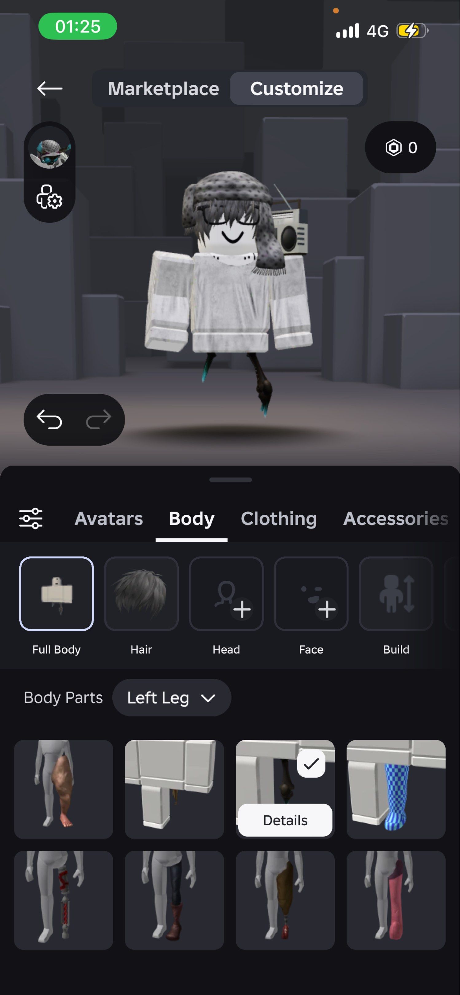 Roblox acc, Korblox, Announcements on Carousell