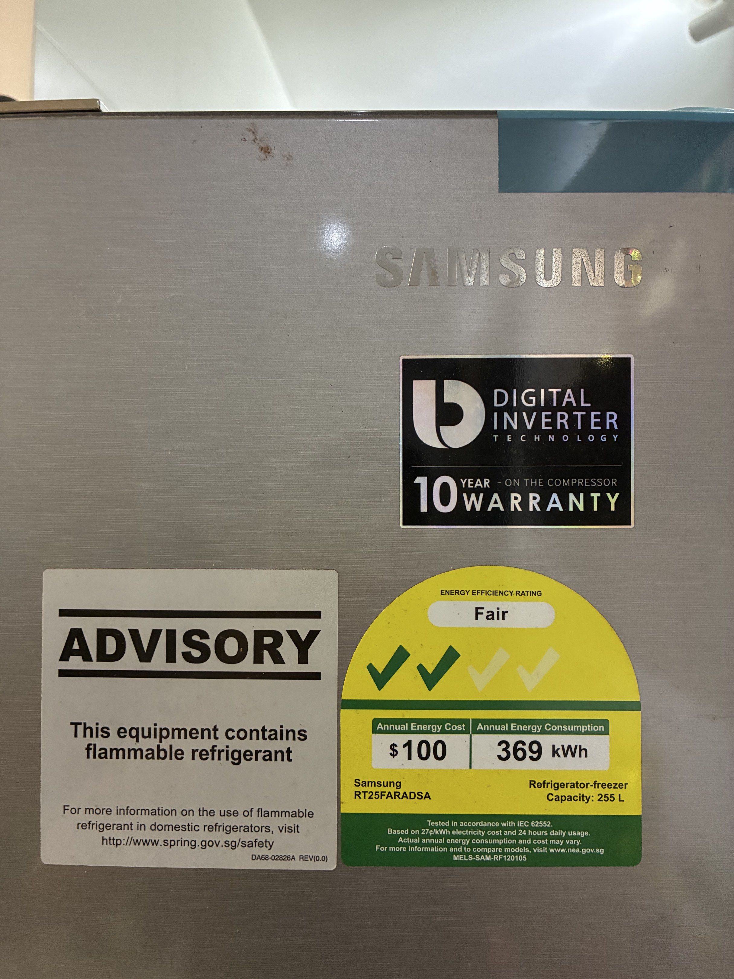 Samsung Digital Inverter Refrigerator, TV & Home Appliances, Kitchen ...