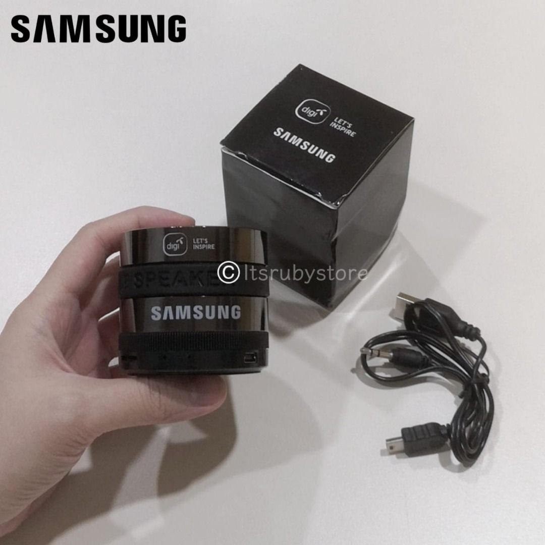SAMSUNG x DIGI BT01 Mini Super Bass Portable Wireless Bluetooth Speaker ...