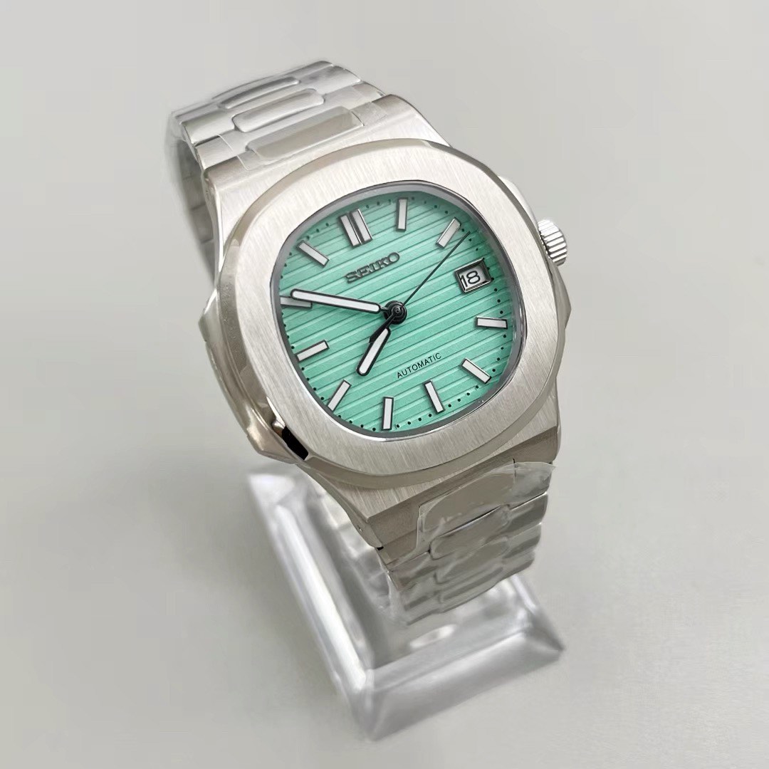 Seiko Mod Nautilus Tiffany Blue, Men's Fashion, Watches & Accessories ...