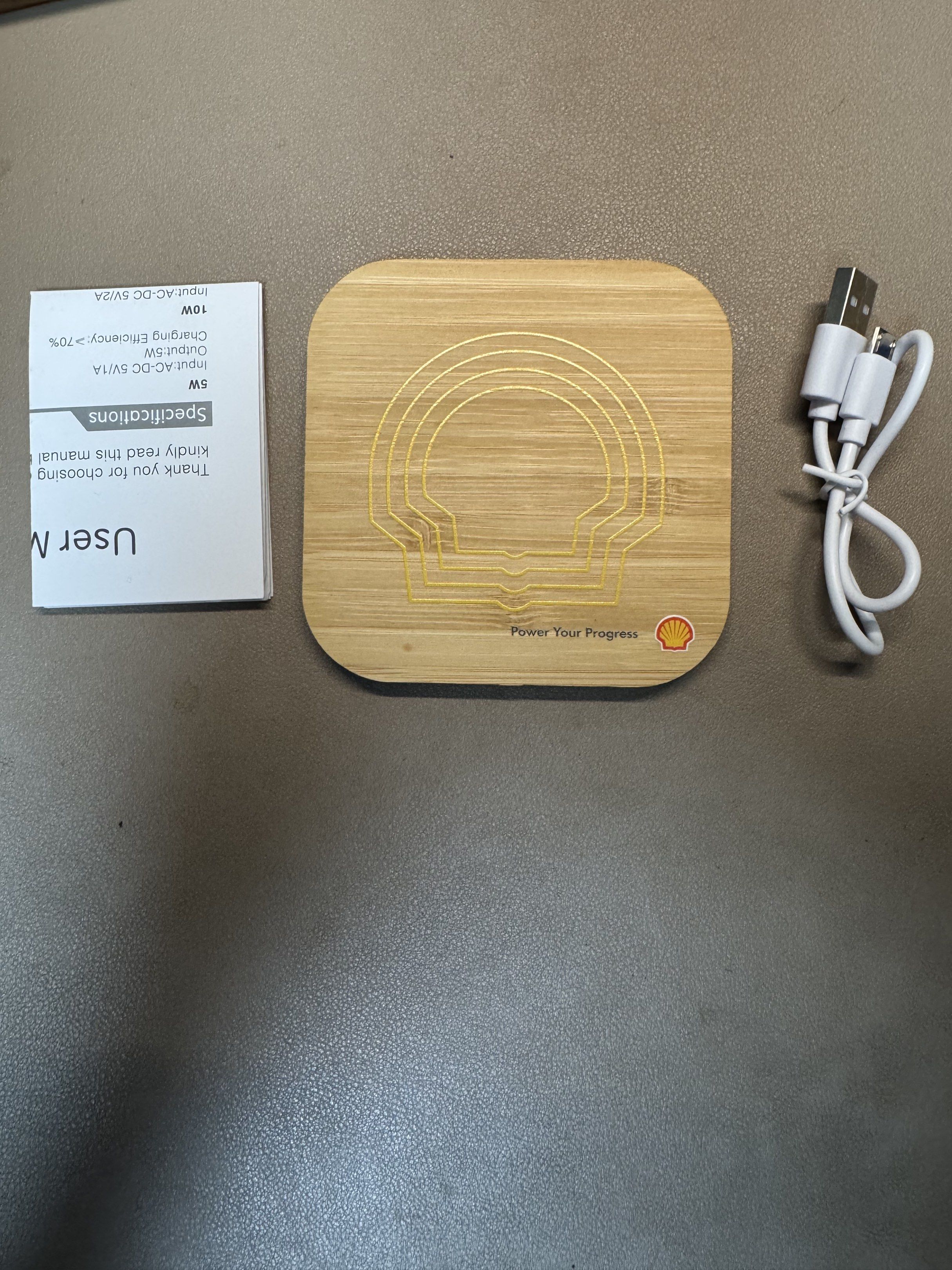 Shell Wireless Charger - Bamboo Design, Mobile Phones & Gadgets, Mobile ...