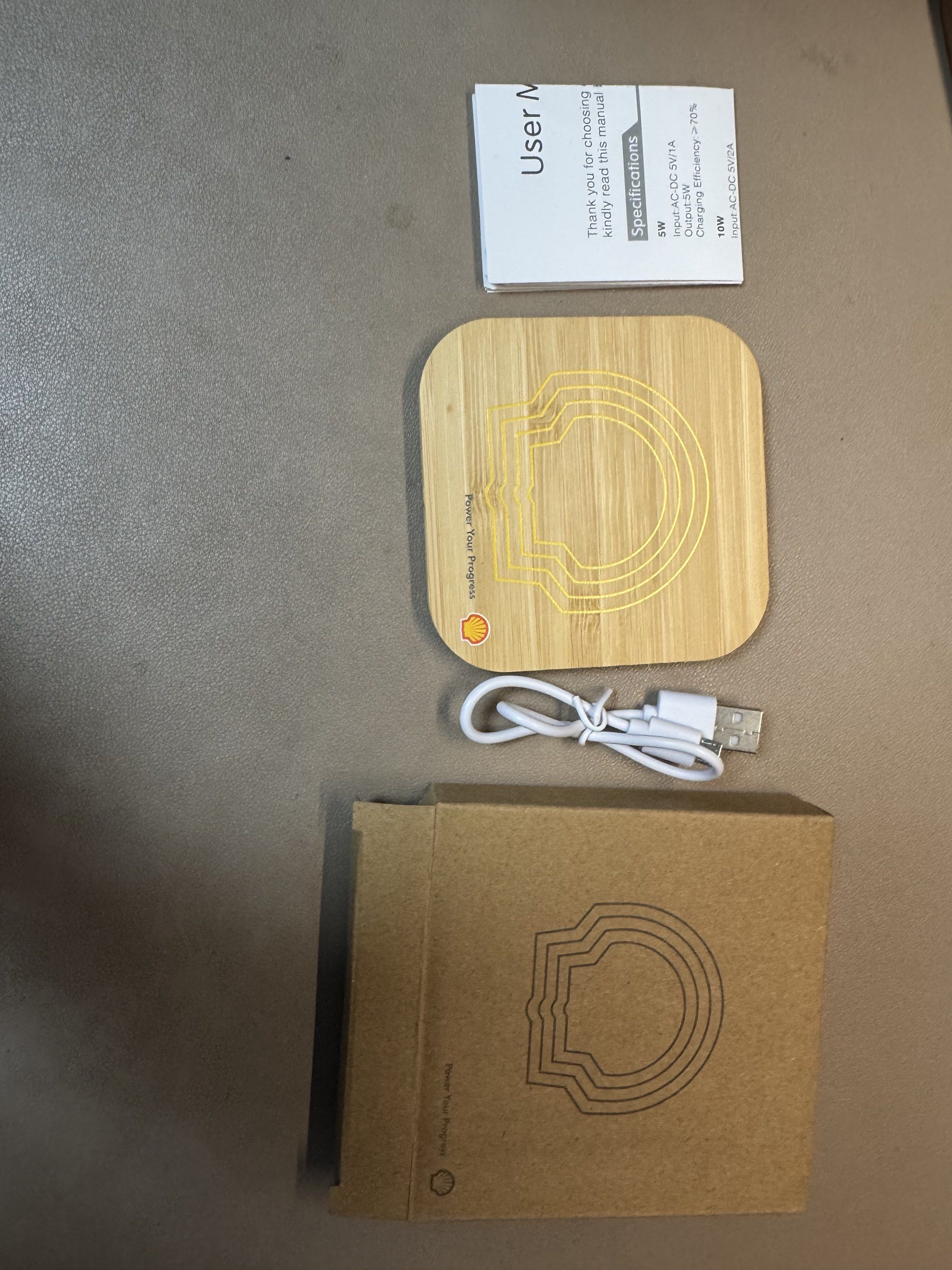Shell Wireless Charger - Bamboo Design, Mobile Phones & Gadgets, Mobile ...