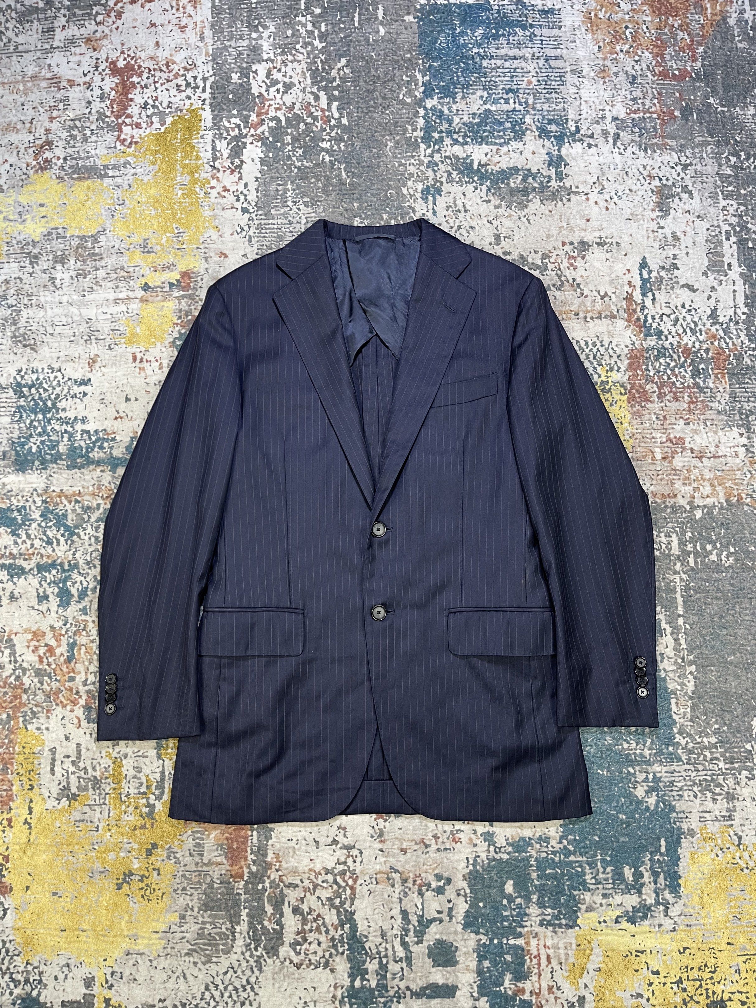 SHIPS x Loro Piana Pinstripes Double Slit Blazers, Men's Fashion, Coats ...