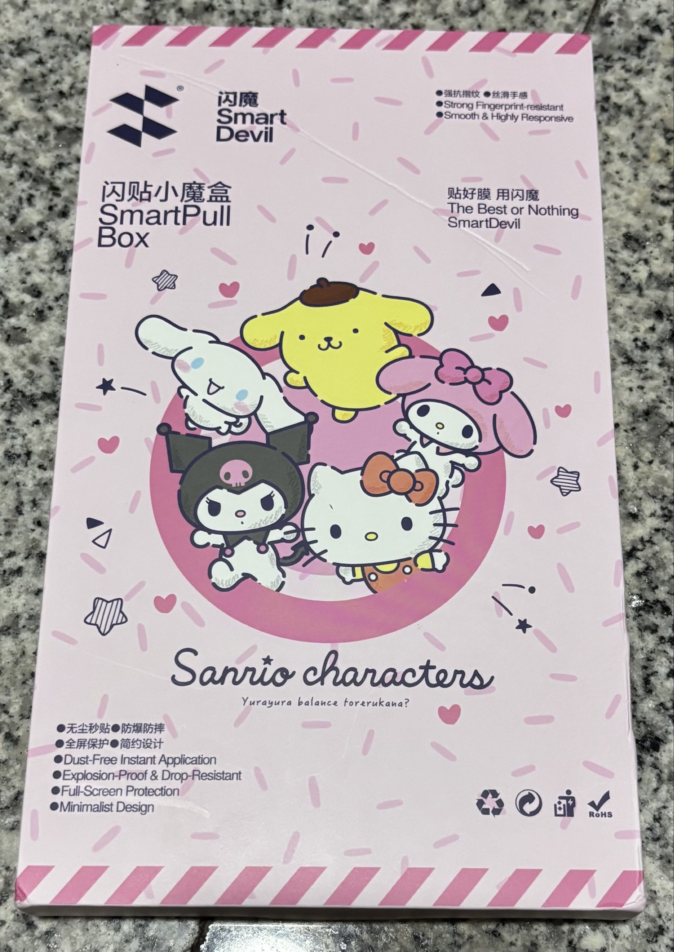 SmartDevil Sanrio Characters Screen Protector for iPhone 17 Pro Max ...