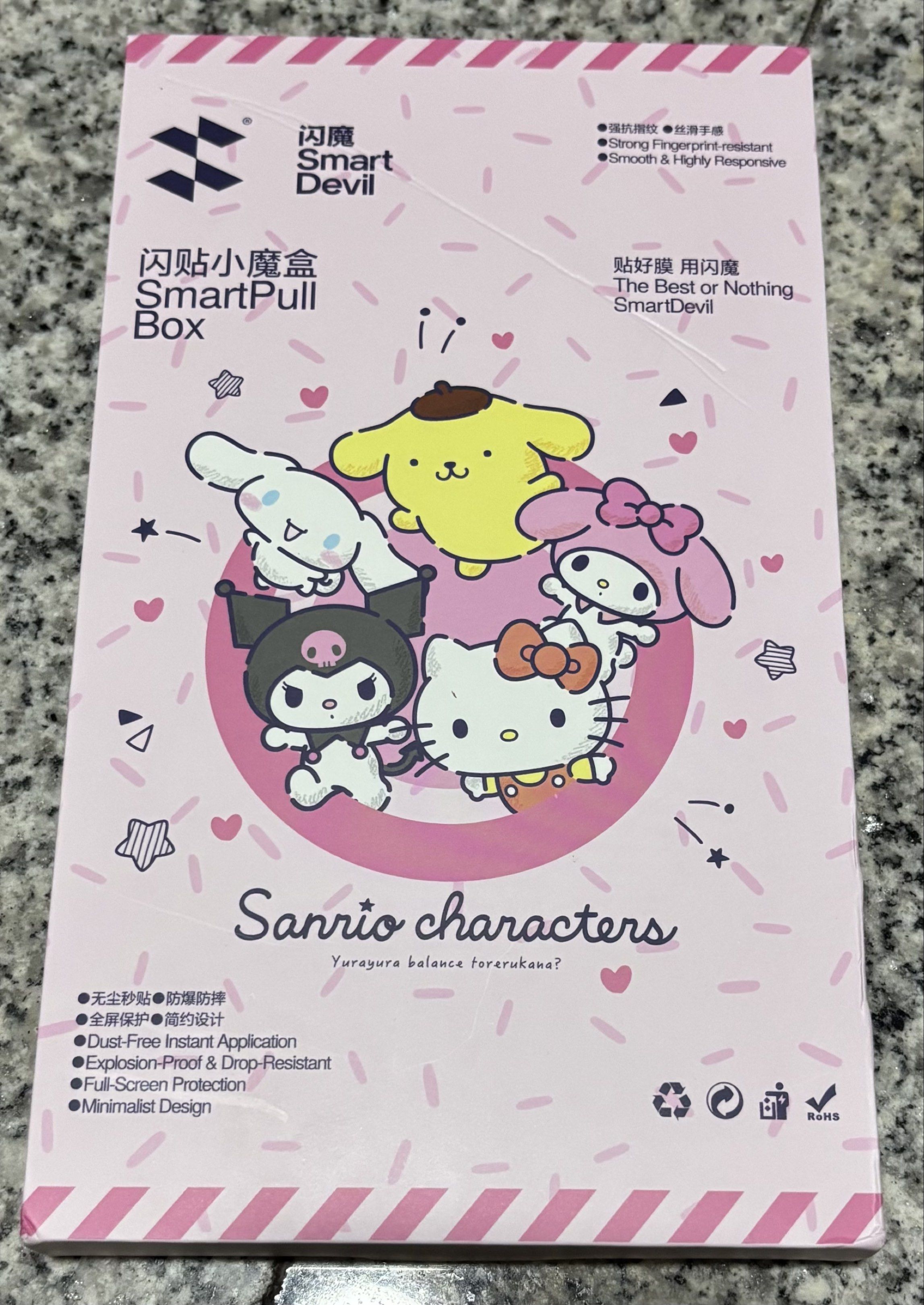 SmartDevil Sanrio Characters Screen Protector for iPhone 17 Pro Max ...