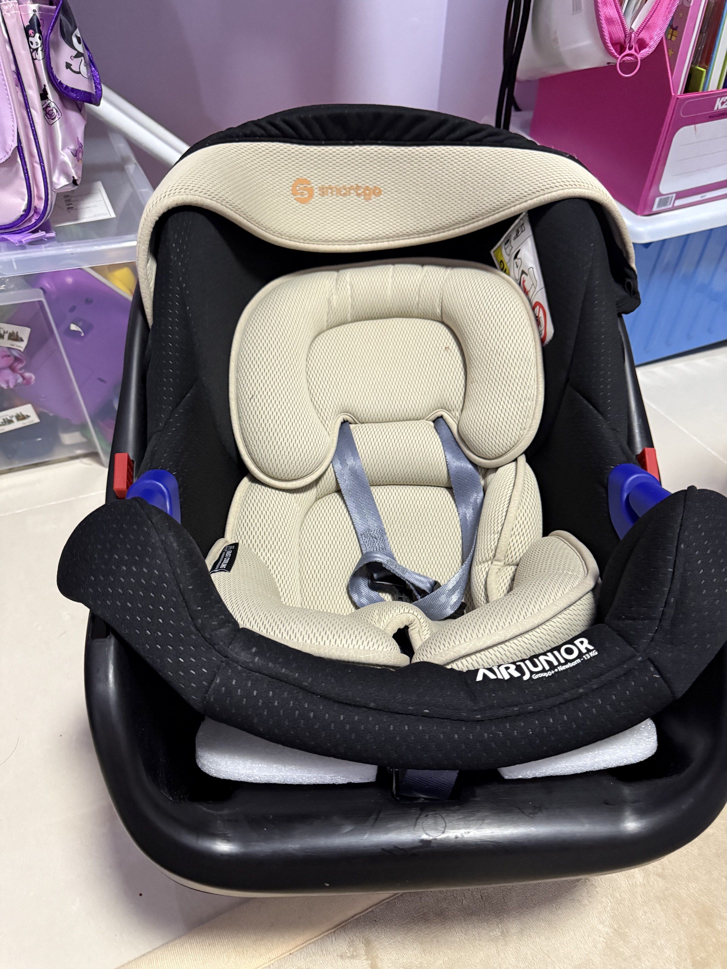 Smartgo Air Junior Infant Car Seat, Babies & Kids, Going Out, Car Seats ...
