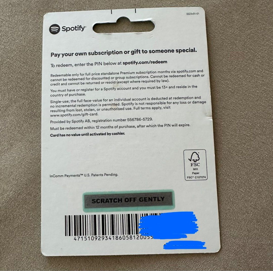 Spotify Premium 3-Month Gift Card, Video Gaming, Gaming Accessories ...