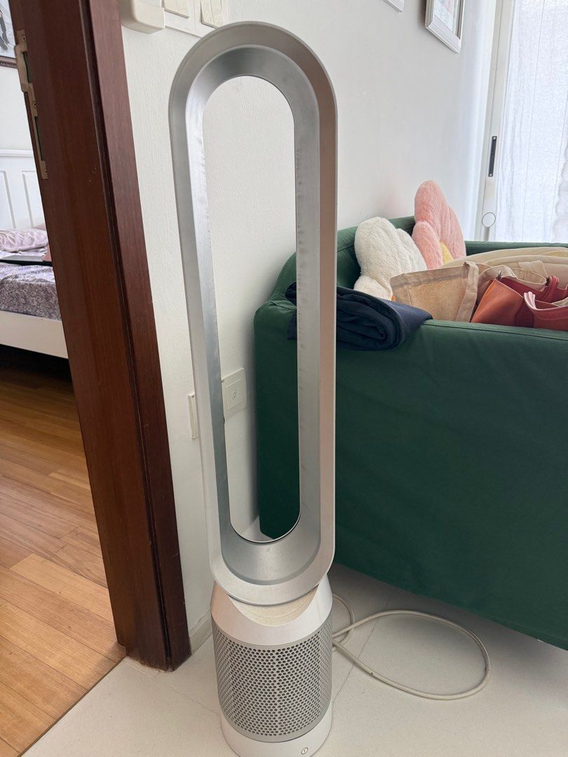 Standing white Fan with Remote, TV & Home Appliances, Air Purifiers ...