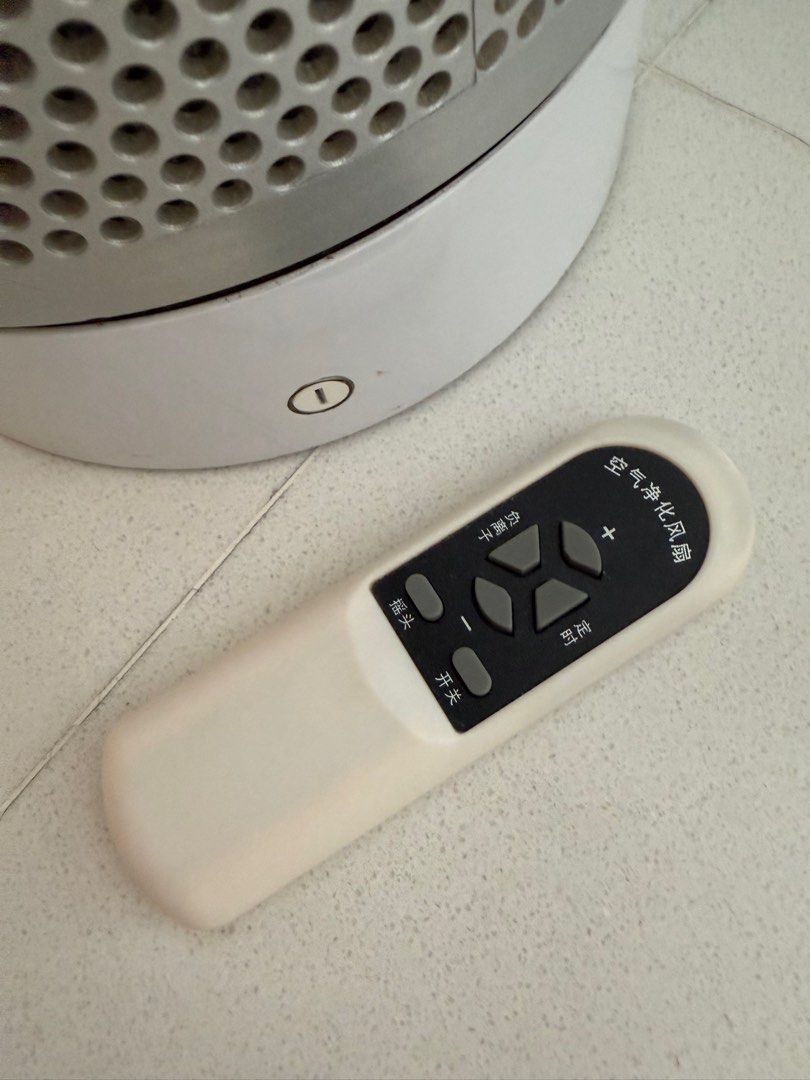 Standing white Fan with Remote, TV & Home Appliances, Air Purifiers ...