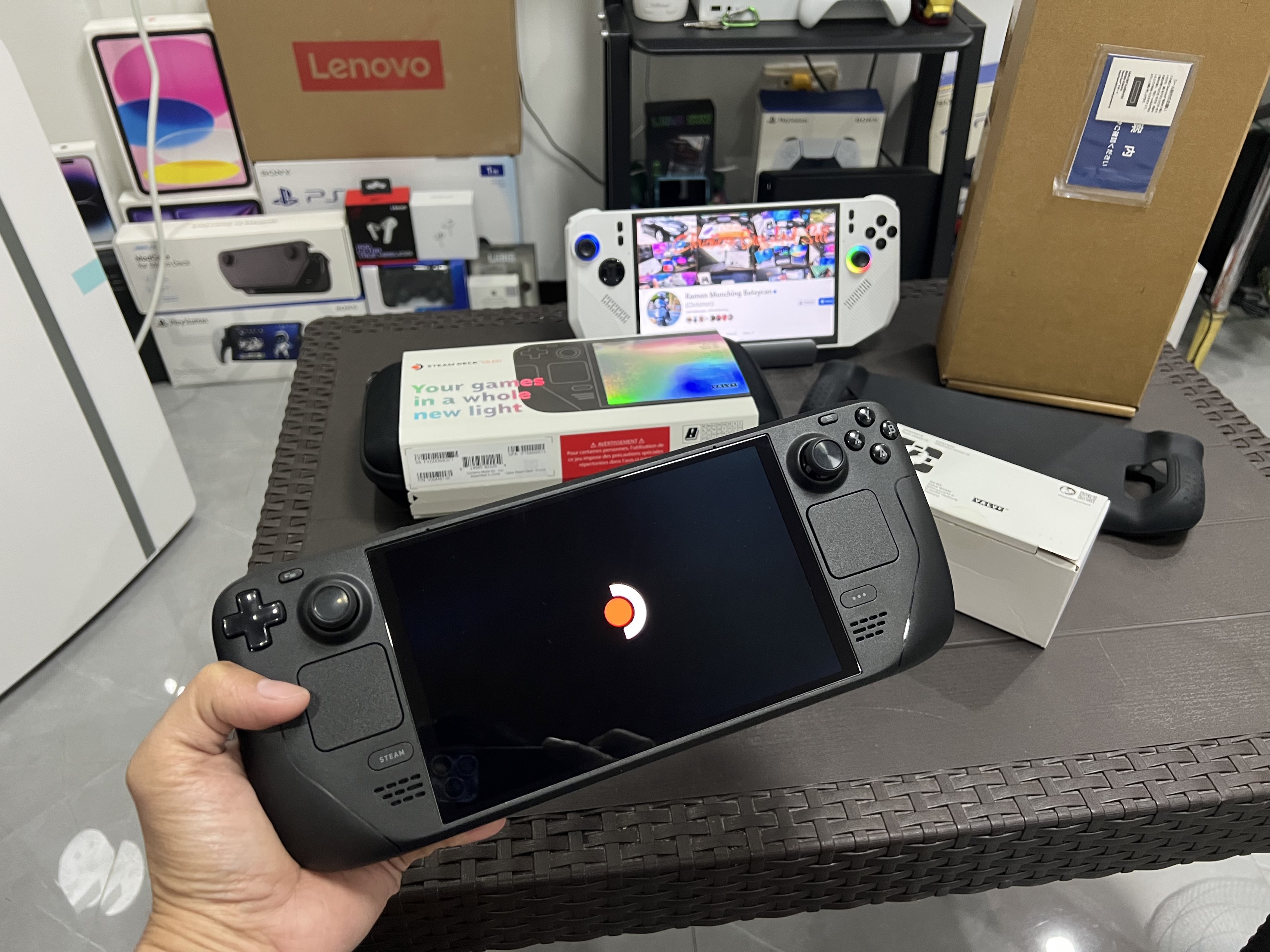 Steamdeck OLED 512gb Complete 100% Battery Health, Video Gaming, Video ...