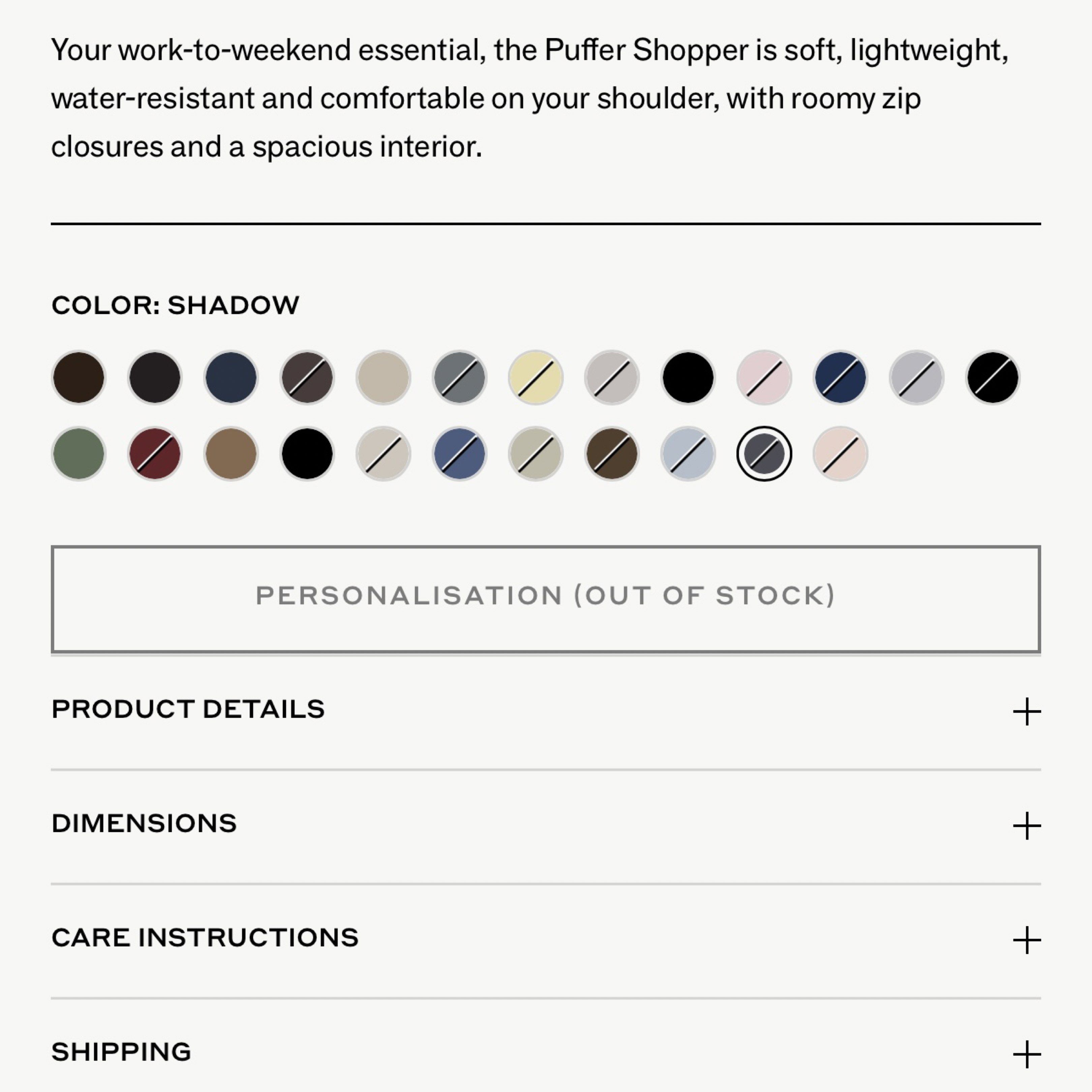 the paper bunny puffer shopper shadow, Women's Fashion, Bags & Wallets ...