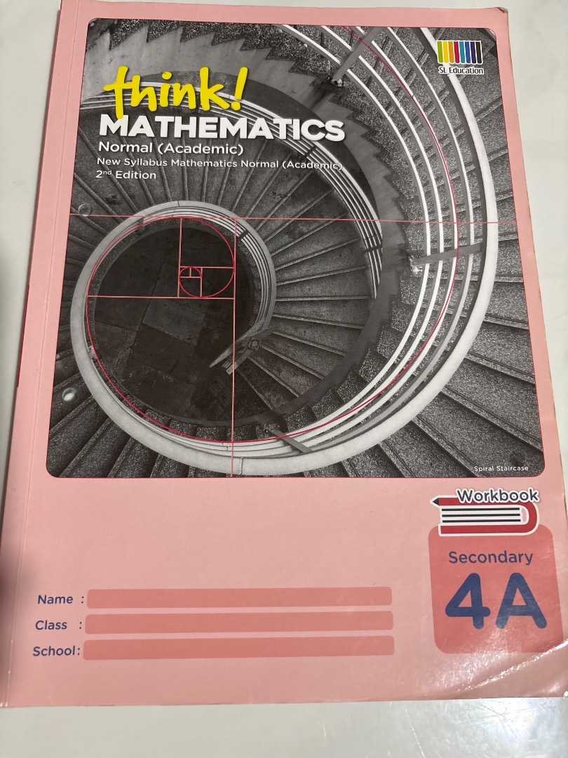 Think! Mathematics Workbook Secondary 4A, Hobbies & Toys, Books ...