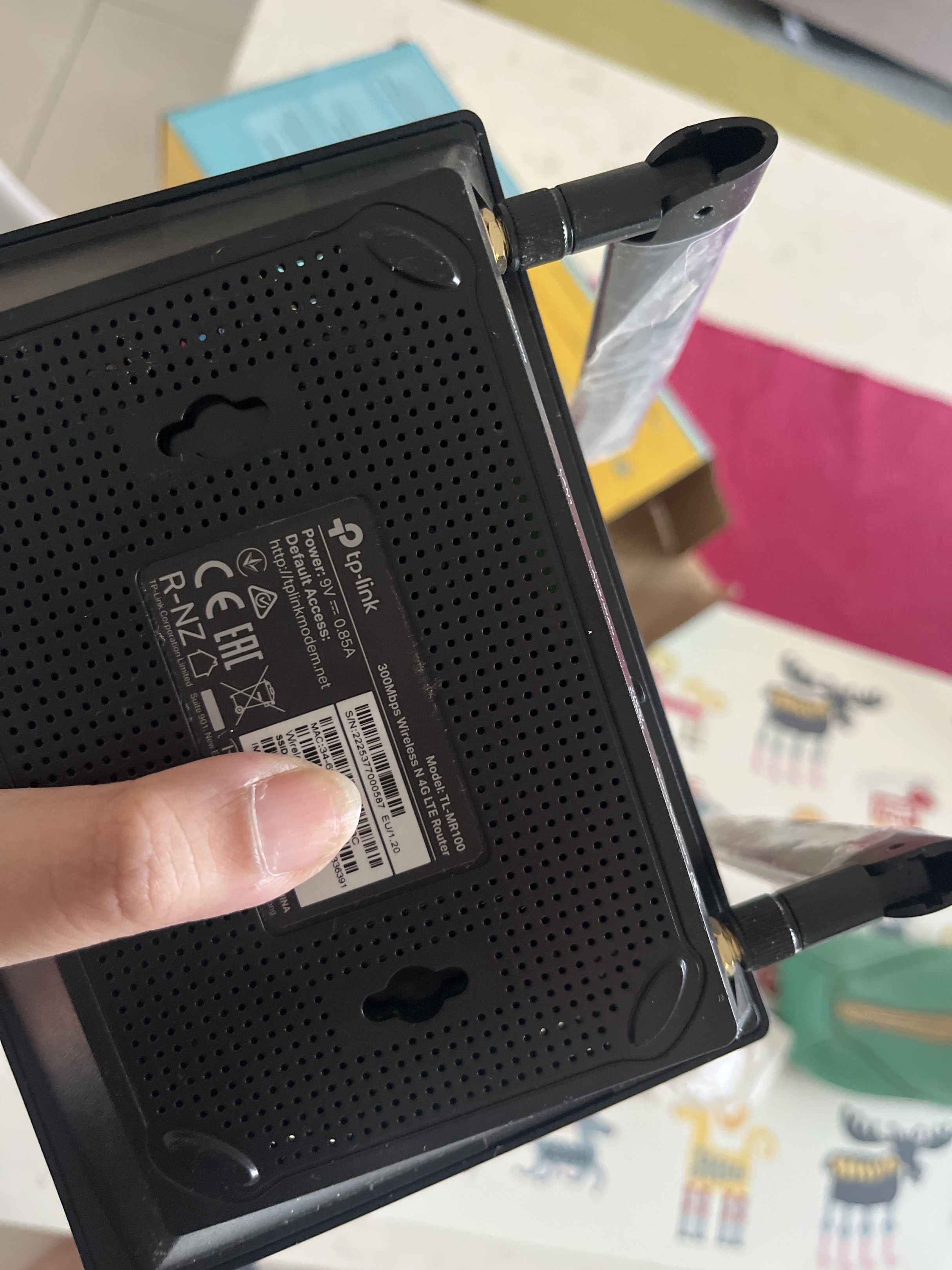 TP-Link 4G LTE Router TL-MR100, Computers & Tech, Parts & Accessories ...