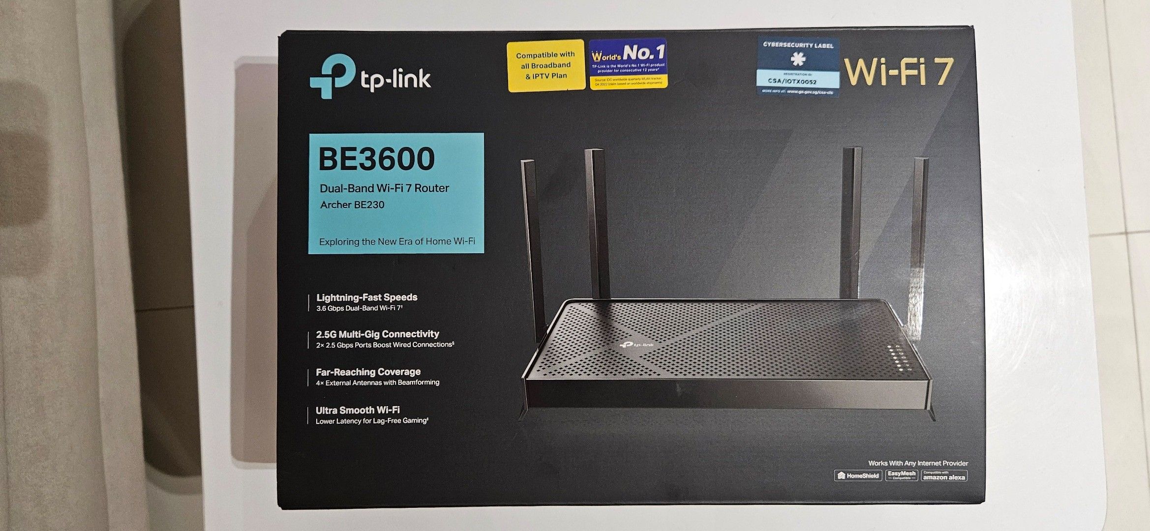 TP-Link BE3600 Wi-Fi 7 Router, Computers & Tech, Parts & Accessories ...