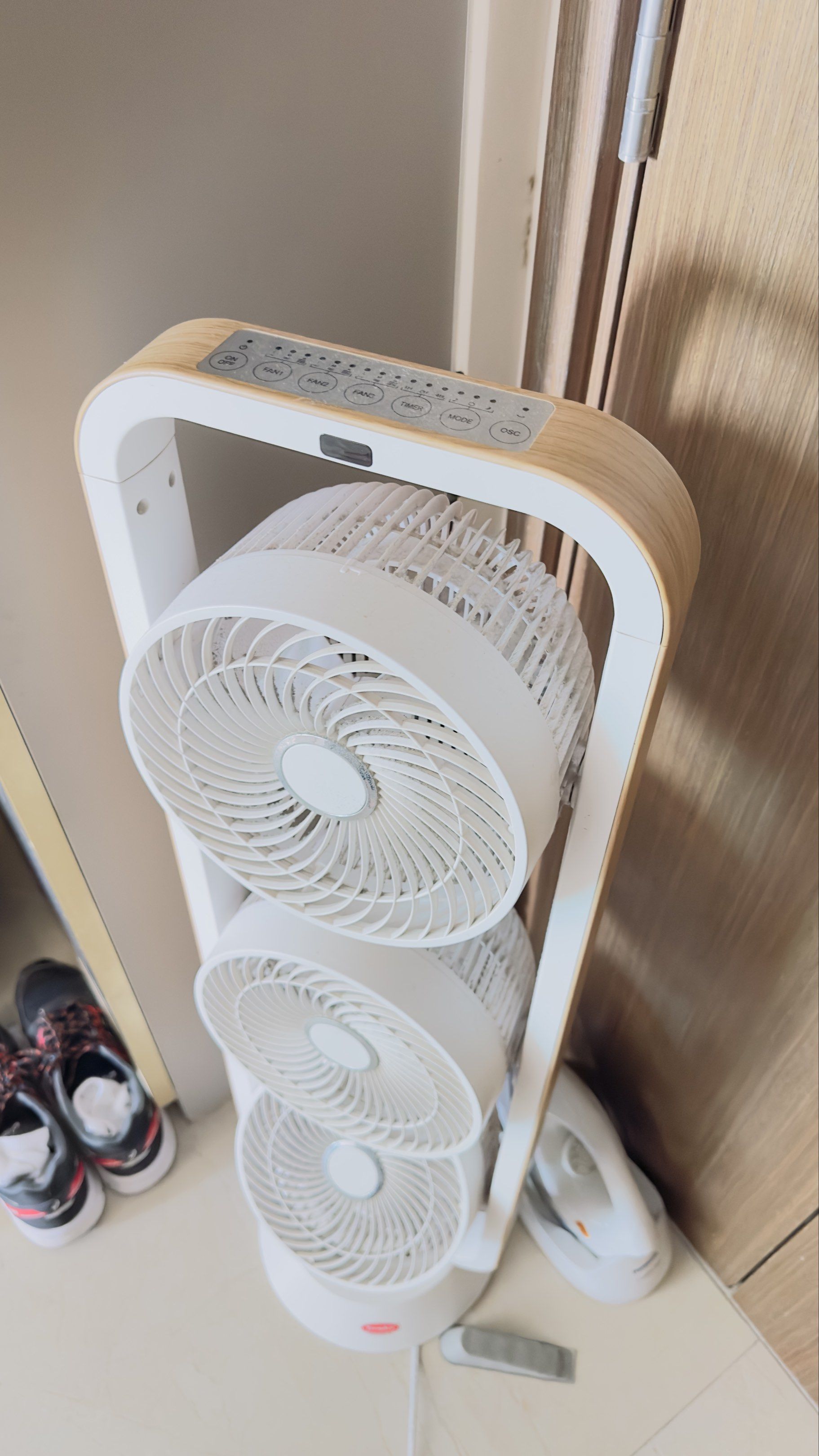 Triple Fan with Remote Control, Furniture & Home Living, Lighting ...