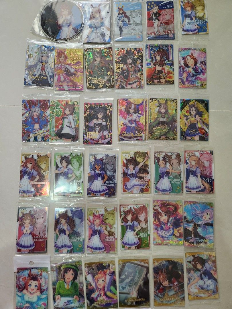 Umamusume Pretty Derby Oguri Cap Kitasan Black merch and wafer cards ...