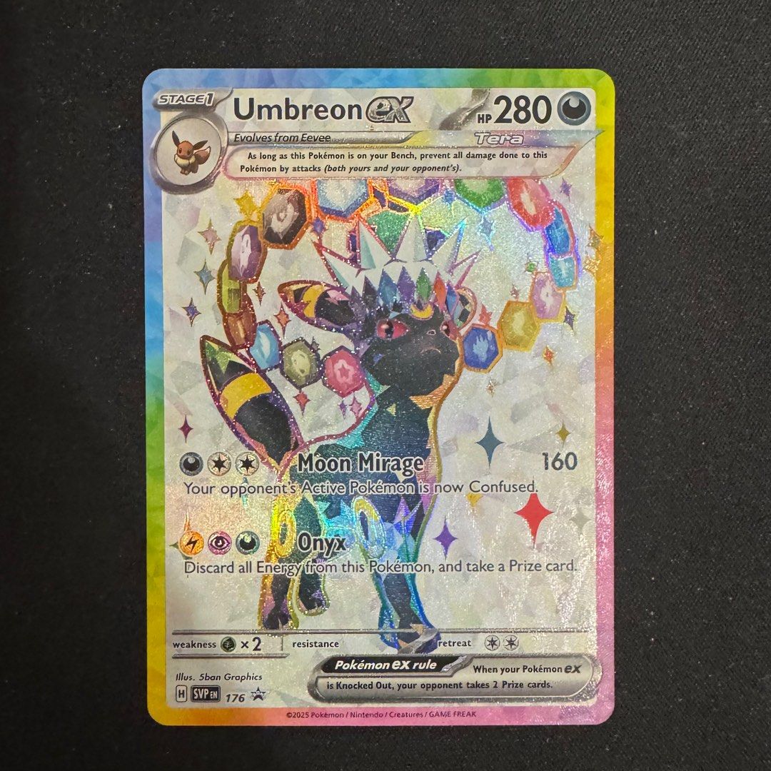 Umbreon ex Promo Prismatic Evolutions Premium Figure Collection Pokemon ...
