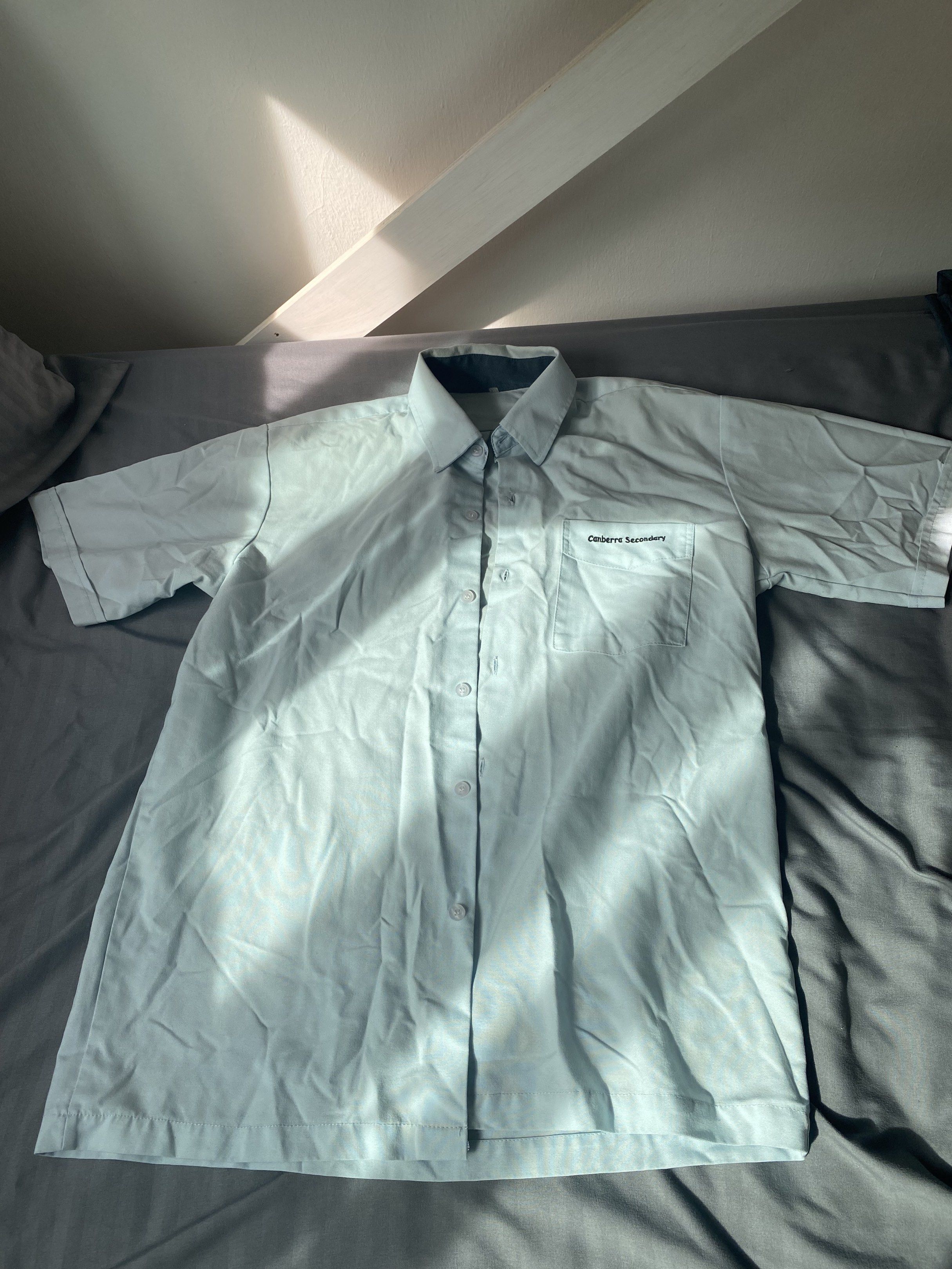 Canberra Uniform Shirt, Men's Fashion, Tops & Sets, Shirts on Carousell