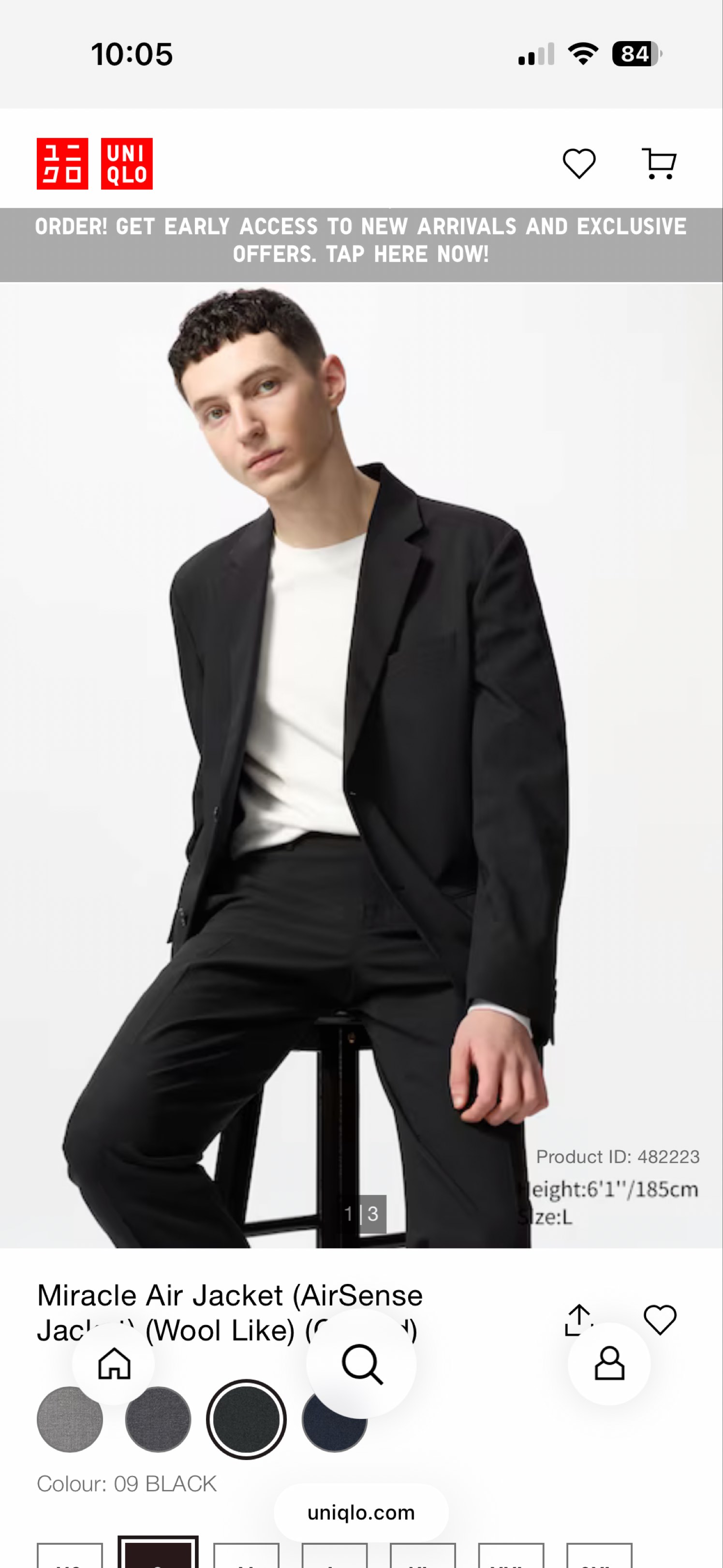 Uniqlo Miracle Air Jacket (AirSense Wool Like), Men's Fashion, Coats ...