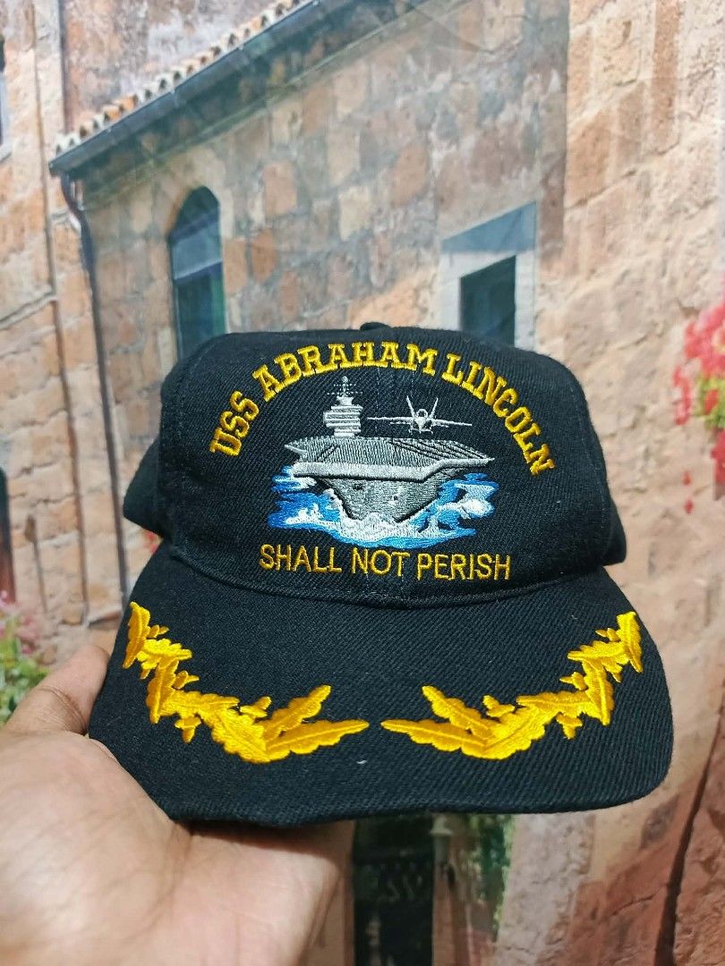 U.S Navy Hat. USS Abraham Lincoln CVN 72 Hat. Aircraft Carrier Hat ...
