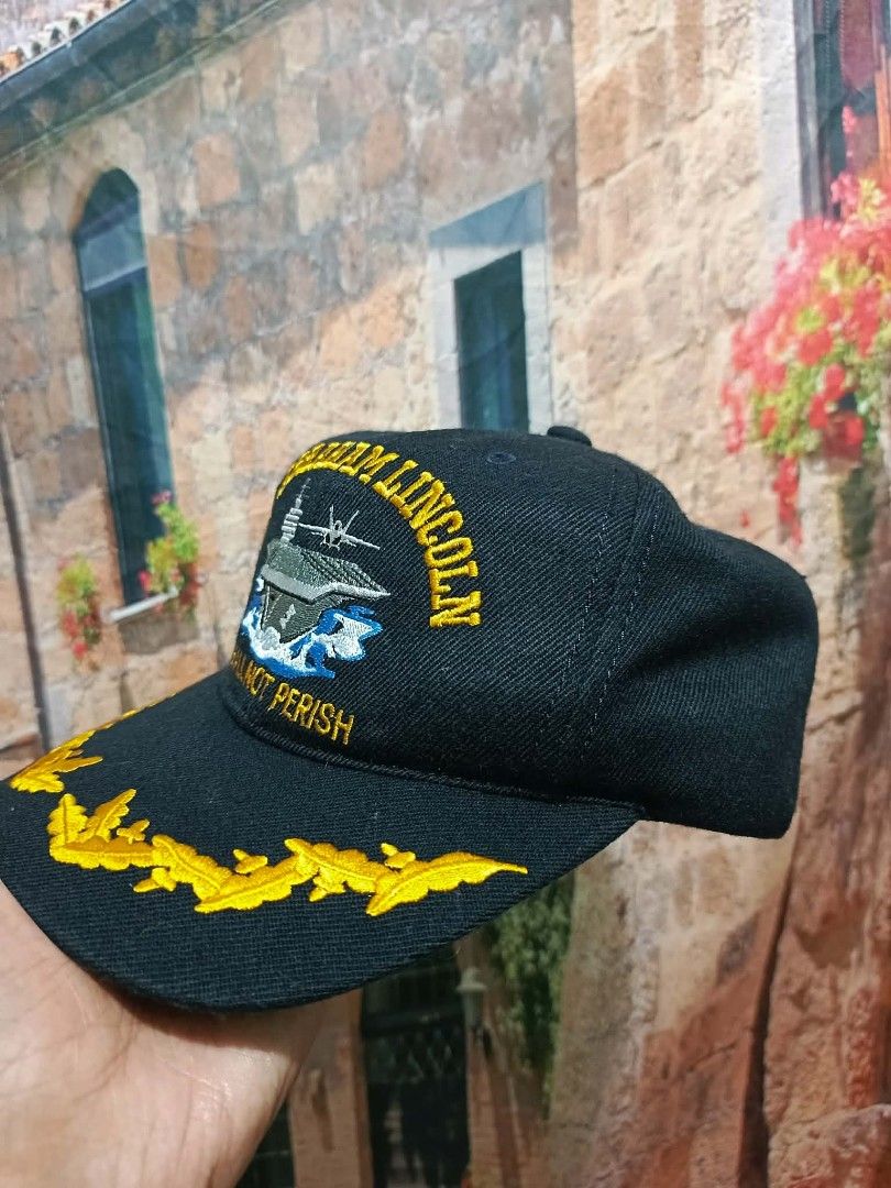 U.S Navy Hat. USS Abraham Lincoln CVN 72 Hat. Aircraft Carrier Hat ...