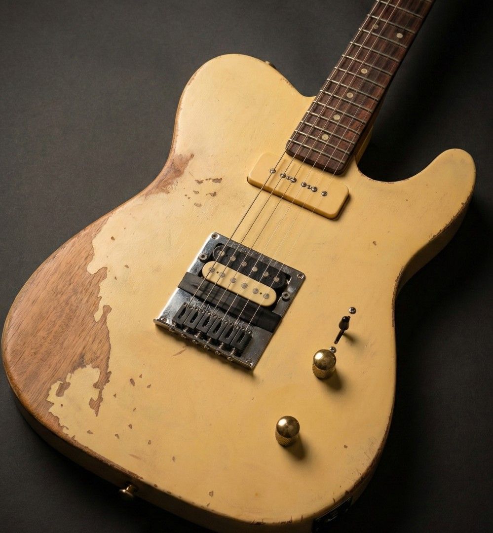 Vintage aged custom telecaster, Hobbies & Toys, Musical Instruments on ...