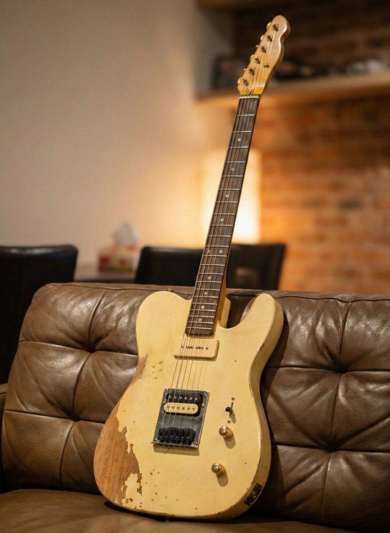 Vintage aged custom telecaster, Hobbies & Toys, Musical Instruments on ...