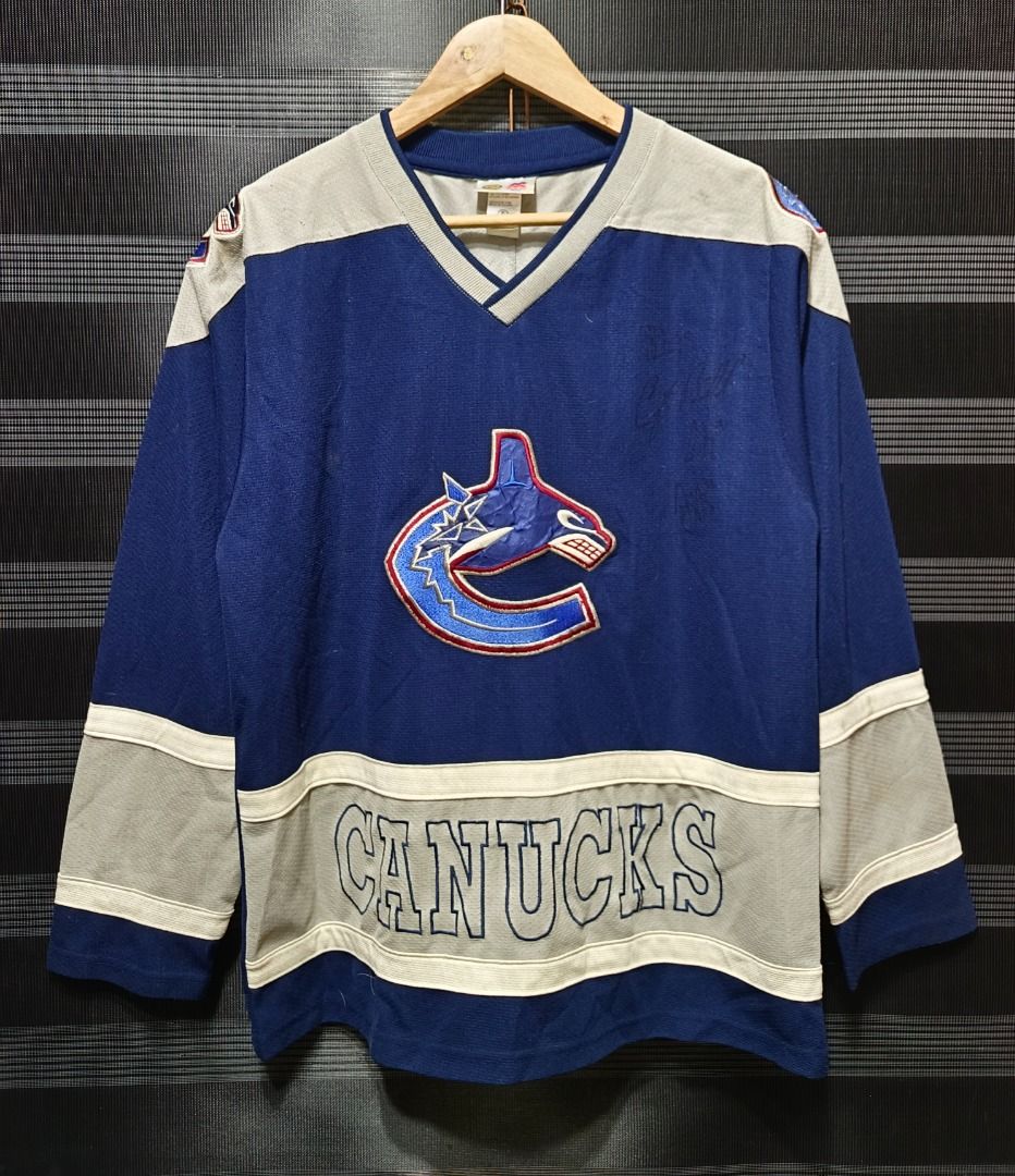 Vintage NHL Vancouver Canucks Mighty Mac Youth XL Hockey Jersey w ...