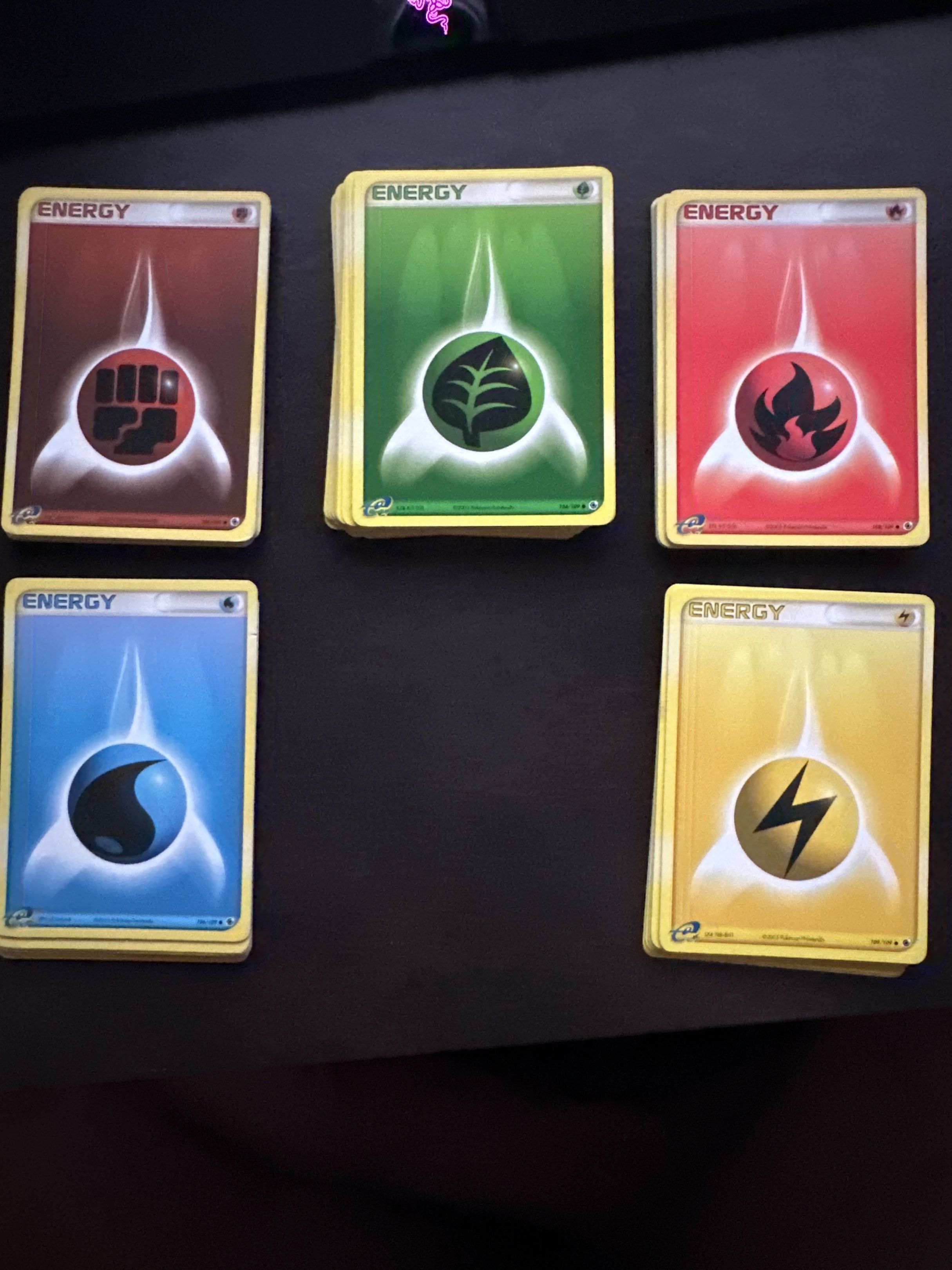 Vintage Pokemon Energy Cards - Ruby Sapphire, Hobbies & Toys, Toys ...