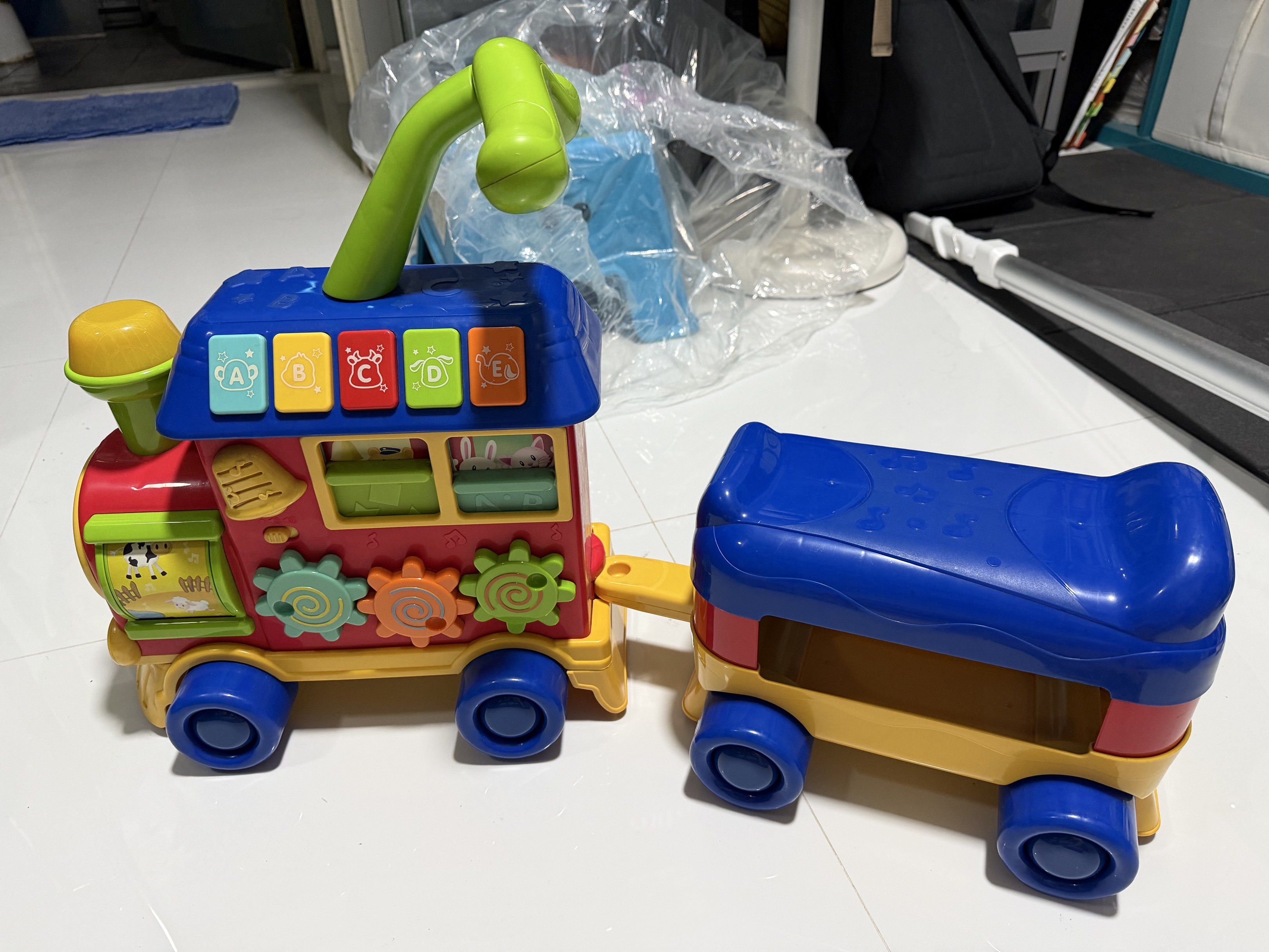 VTech Sit-to-Stand Train, Babies & Kids, Infant Playtime on Carousell