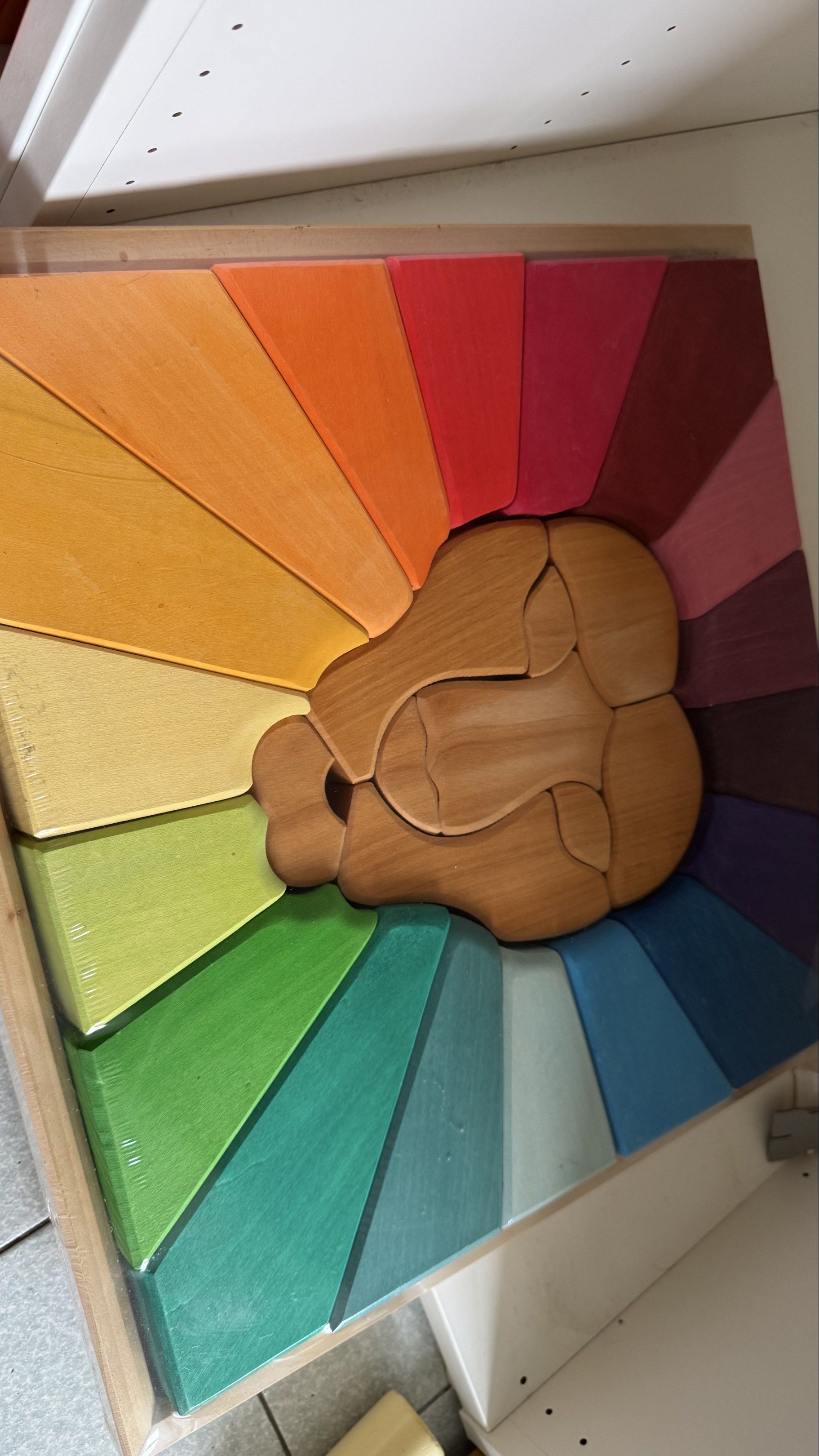 Grimms Wooden building set Rainbow Lion, Hobbies & Toys, Toys & Games ...